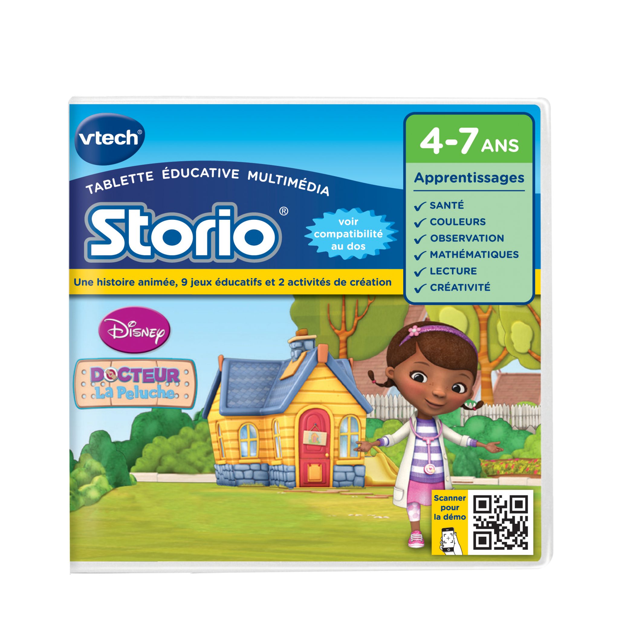 VTECH Jeu Storio Doc la peluche pas cher - Auchan.fr