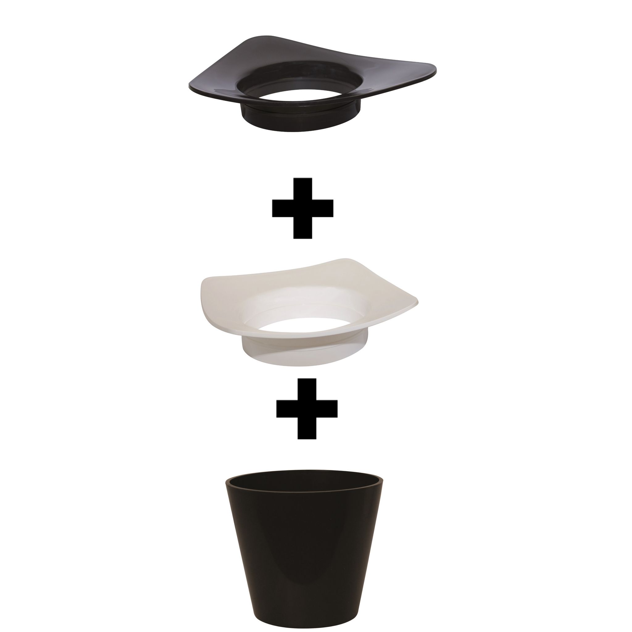 Pot Uniq coloris noir pas cher - Auchan.fr