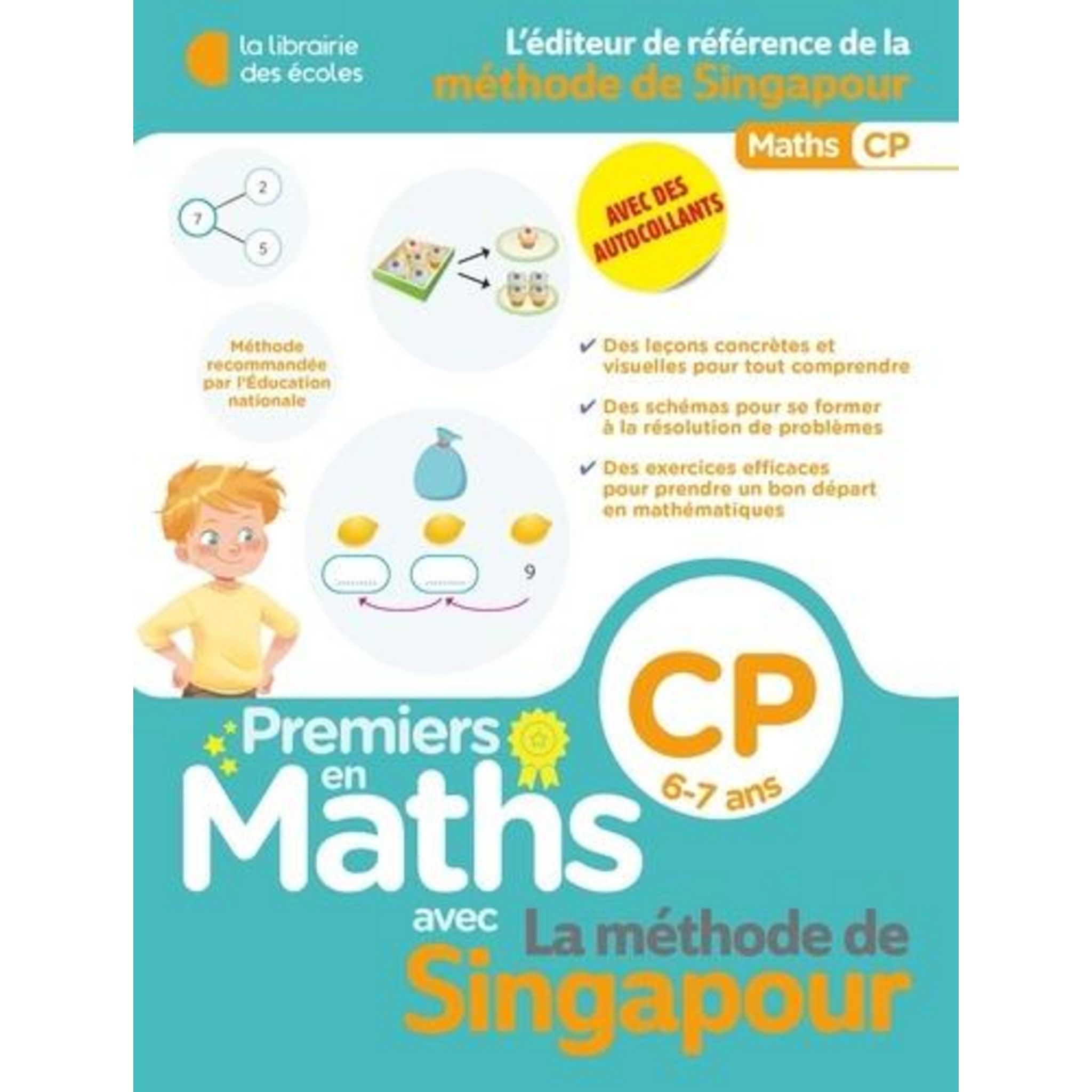 PREMIERS PAS EN MATHS AVEC LA METHODE DE SINGAPOUR. CP, 6-7 ANS, Foong ...