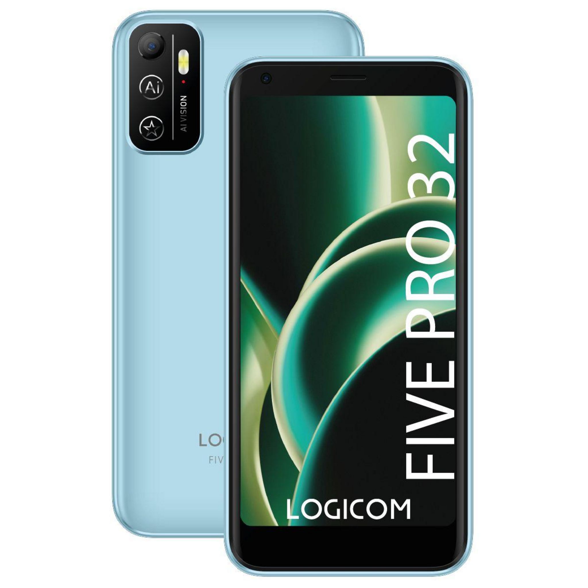 Logicom Smartphone Five Pro Bleu 32Go 4G pas cher - Auchan.fr