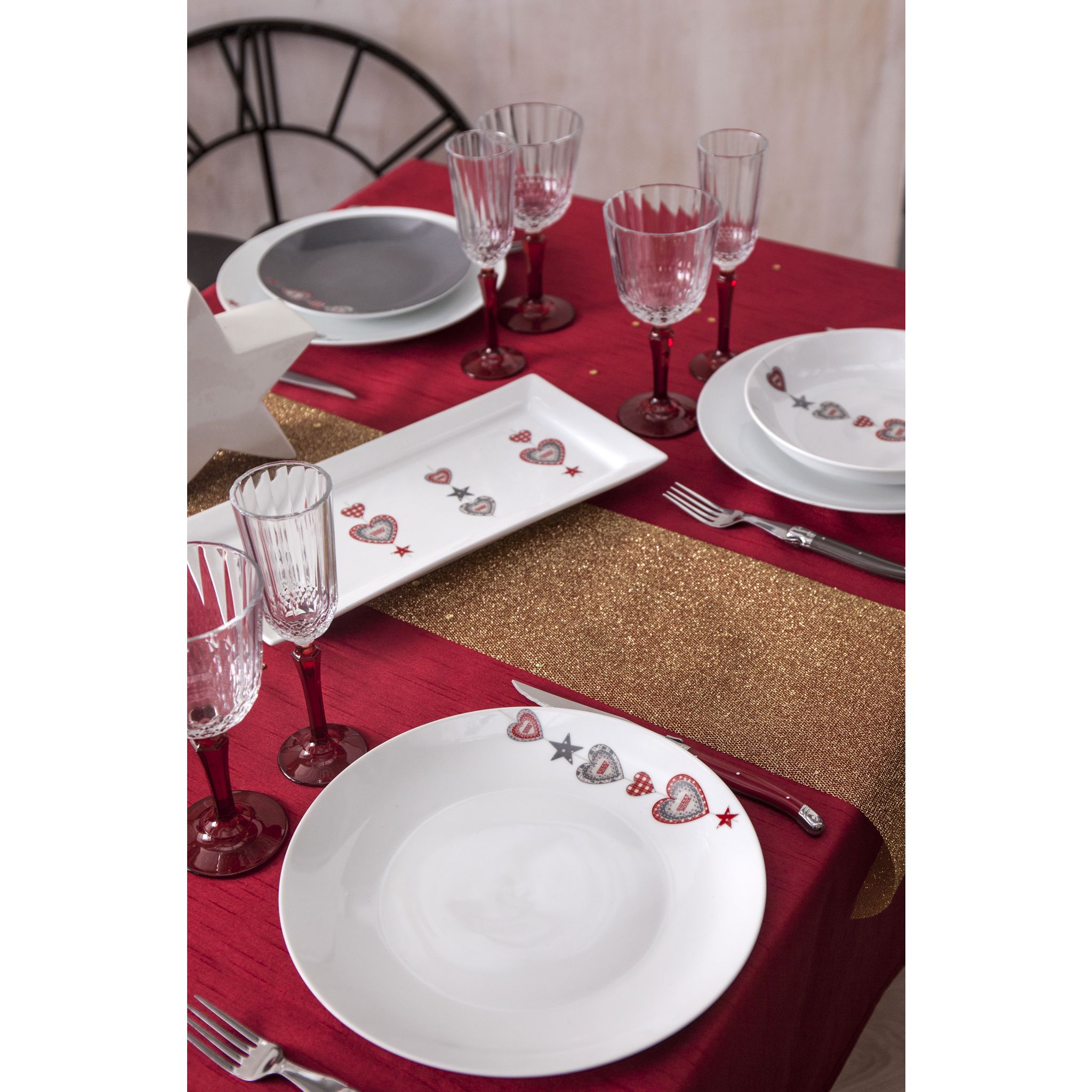 NOVASTYL Lot de 6 assiettes plates 27 cm TRADITION pas cher - Auchan.fr