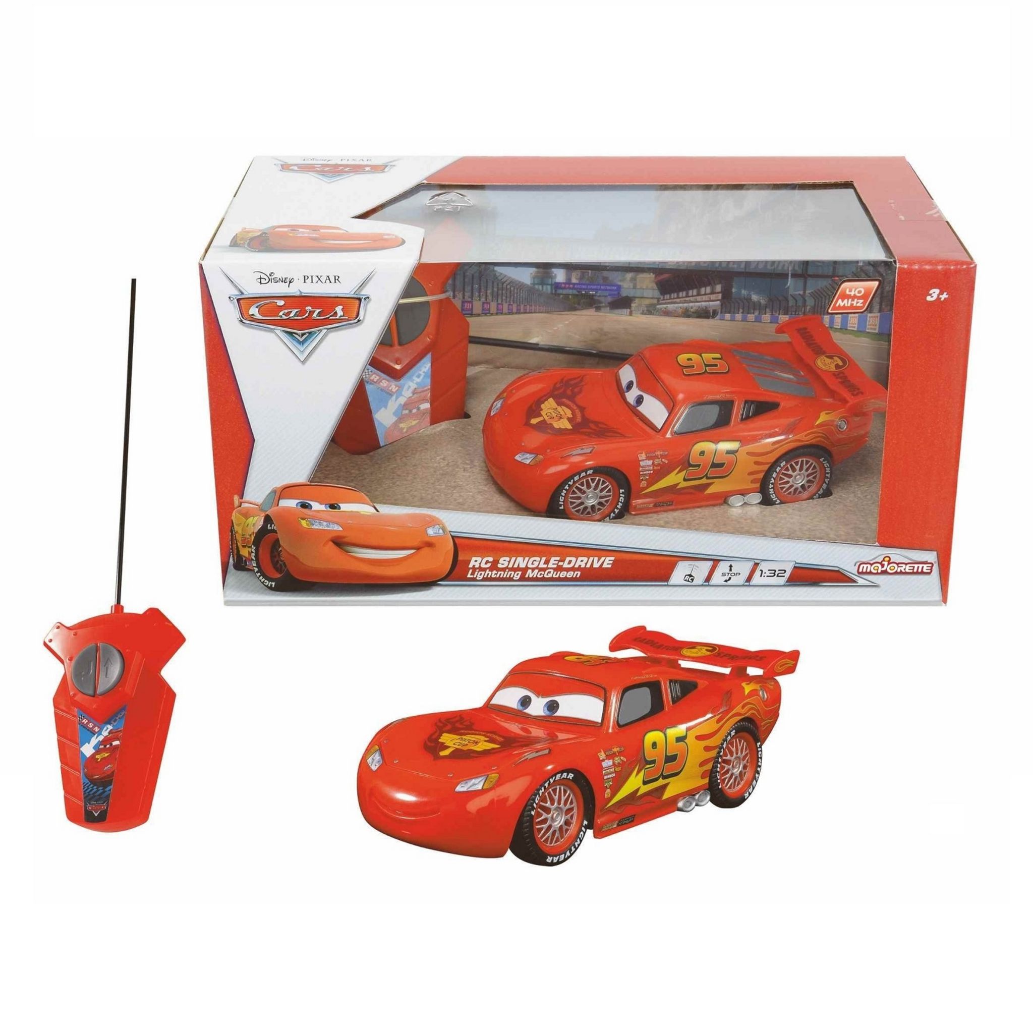 SMOBY Voiture radiocommandée Cars Mc Queen pas cher - Auchan.fr