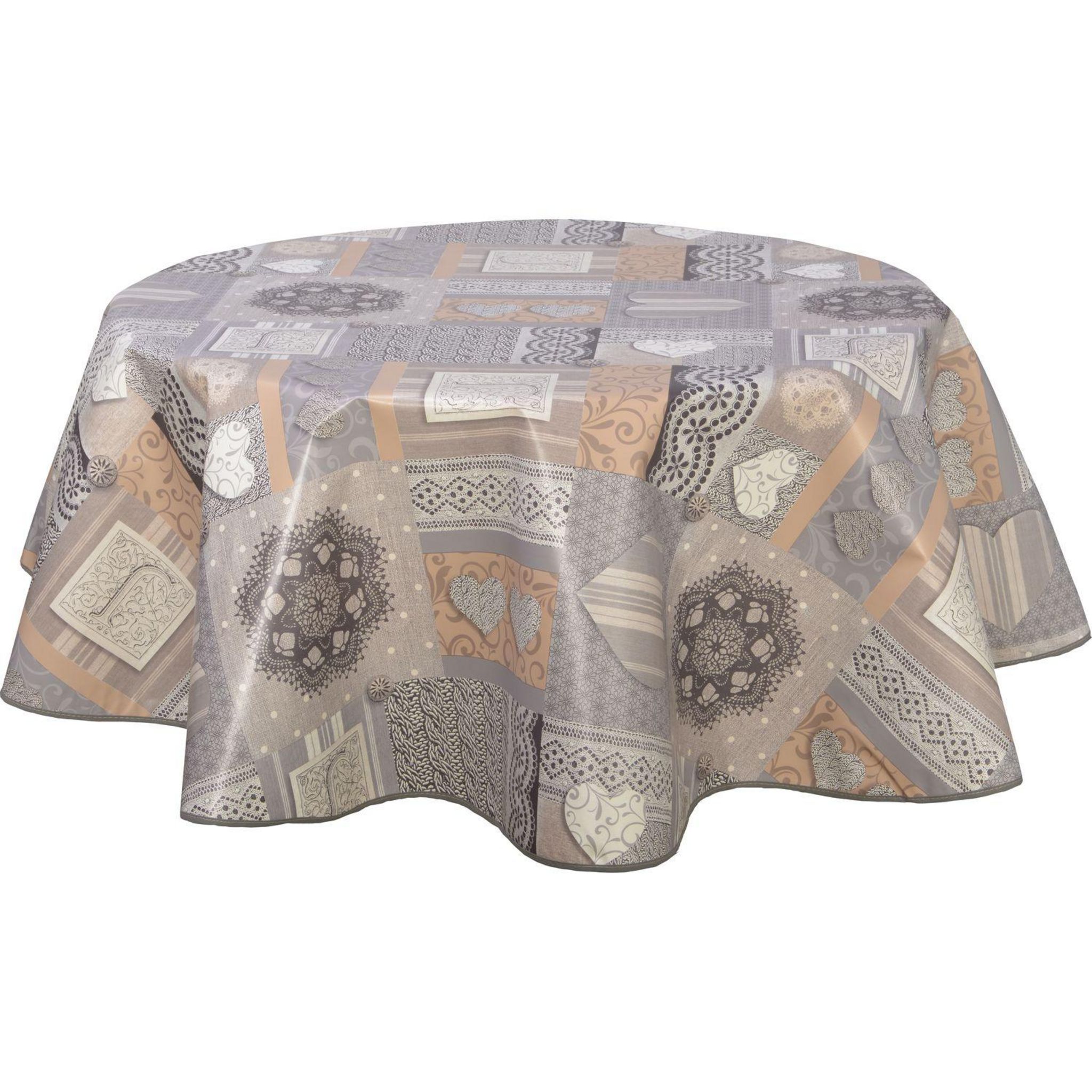Nappe Toile Ciree Ronde
