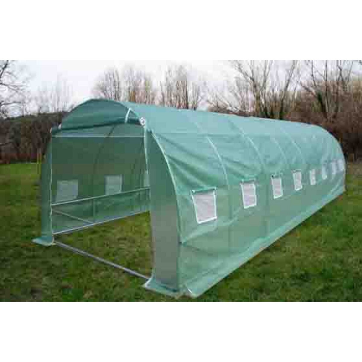 Serre de jardin en acier galvanisé / 24m² pas cher - Auchan.fr
