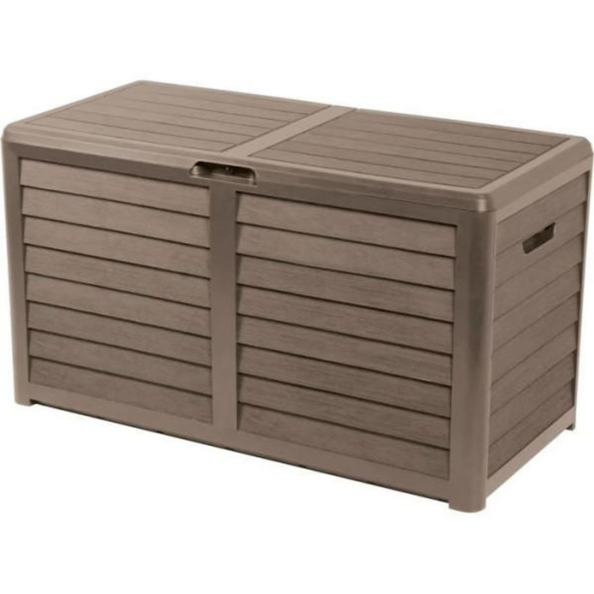 EDA PLASTIQUE EDA Coffre de jardin BAYA en Plastique 420 litres - Décor ...