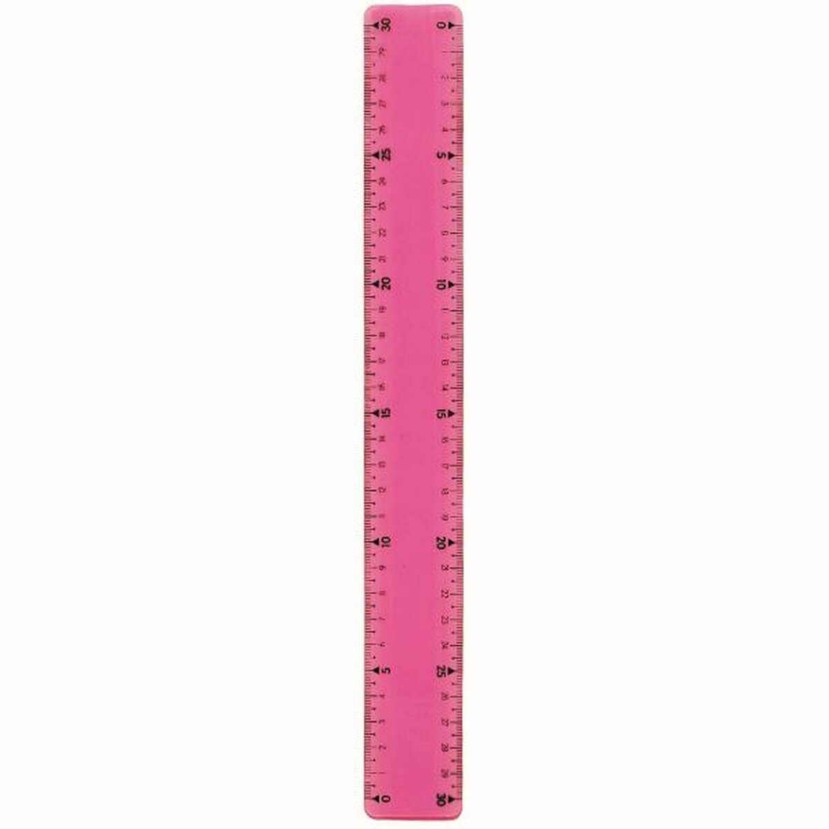 AUCHAN Règle flexible 30 cm rose pas cher - Auchan.fr