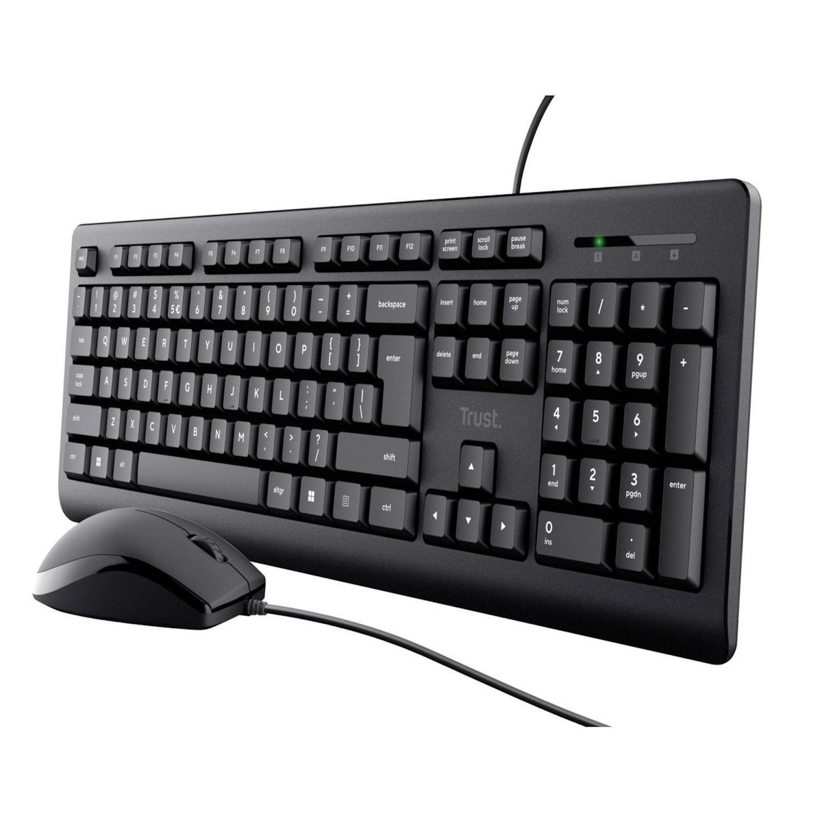 Trust Trust Primo clavier Souris incluse USB QWERTY Anglais américain ...