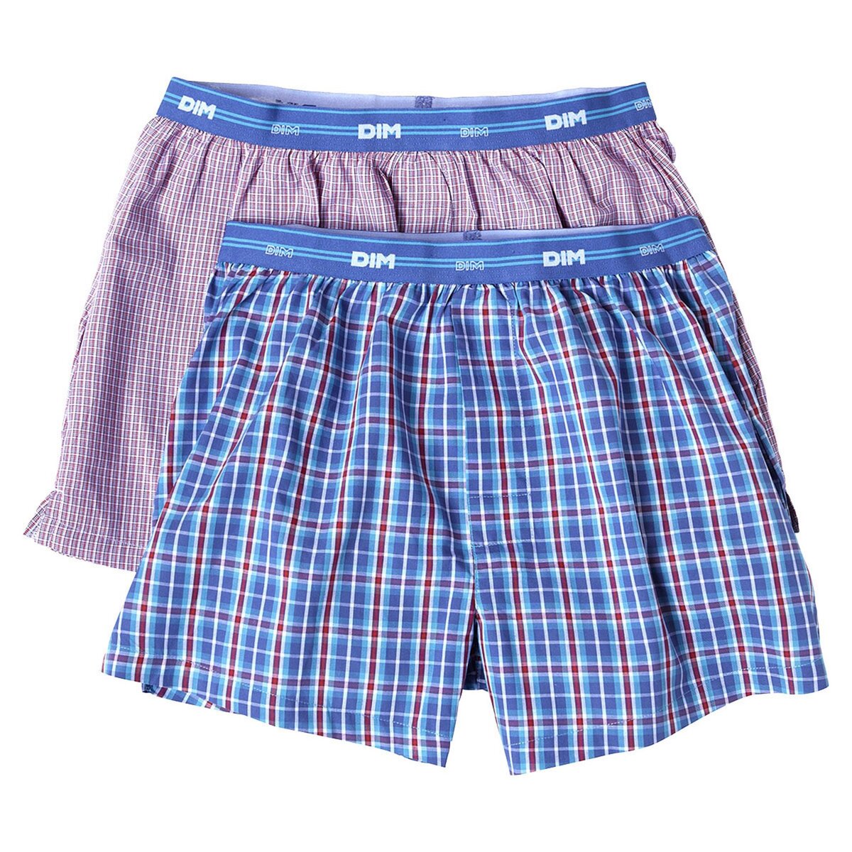 DIM Lot de 2 caleçons 100% coton pas cher - Auchan.fr