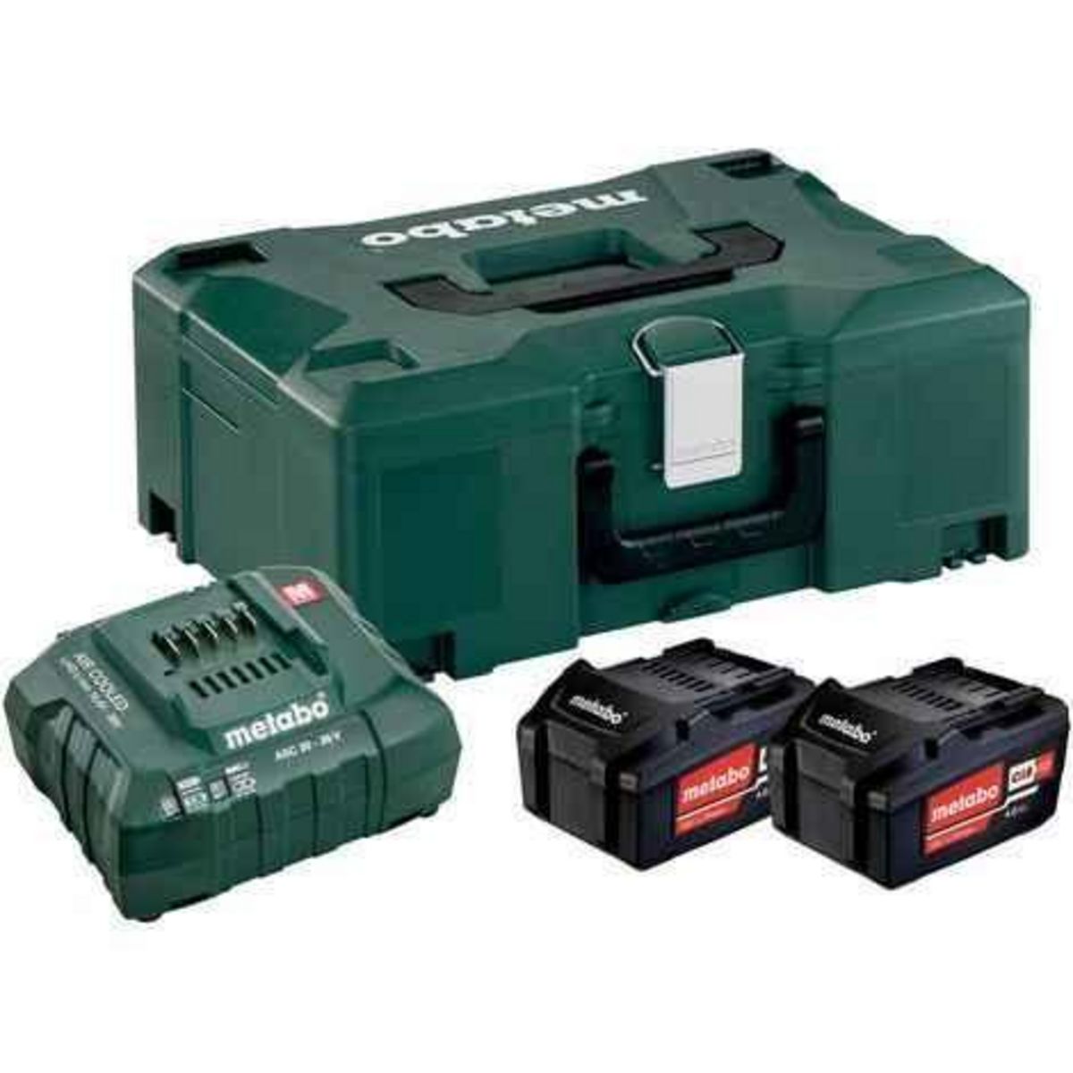 METABO SAS Pack énergie 18 V Pack 2 Batteries 4,0 Ah Li-Power ...