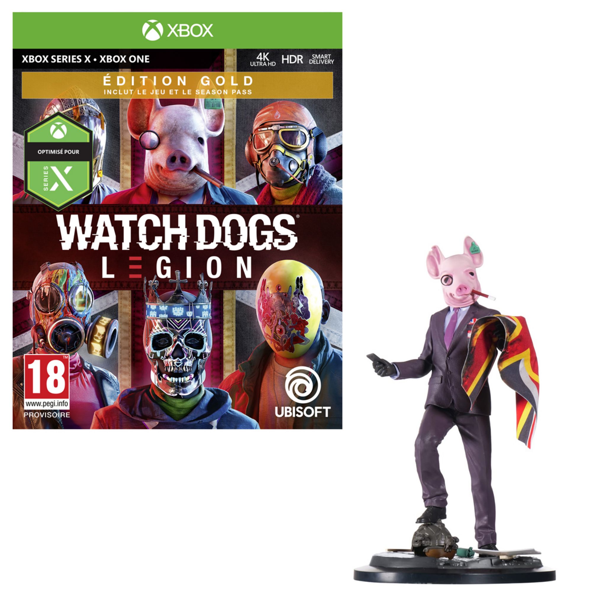 UBISOFT Watch Dogs Legion Edition Gold Xbox One + Figurine Watch Dogs ...