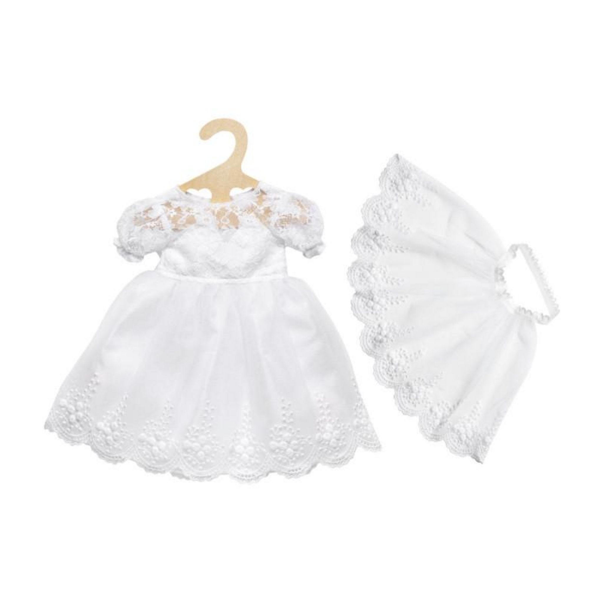 HELESS HELESS Dolls Wedding Dress with Veil, 28-35 cm pas cher - Auchan.fr