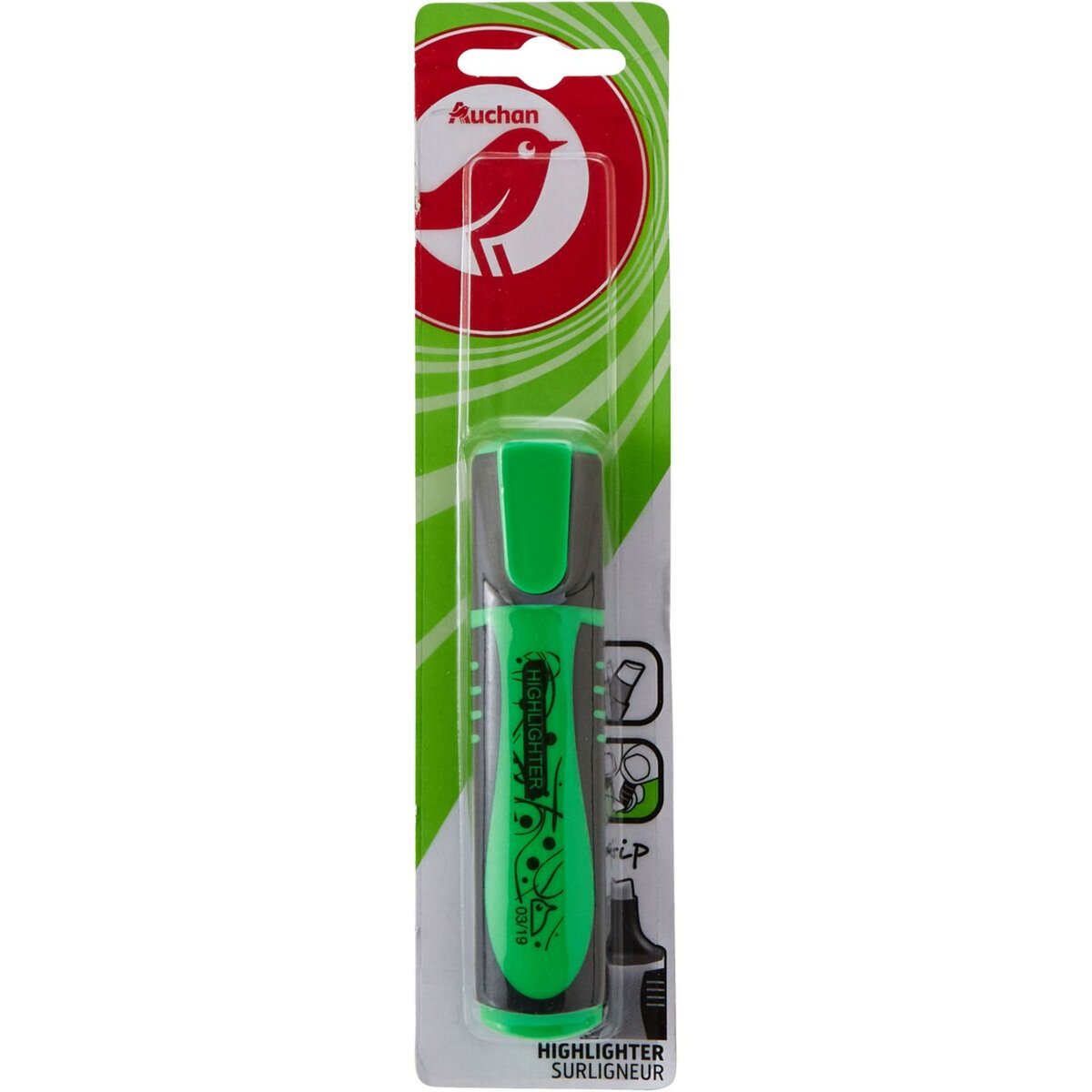 AUCHAN Surligneur plat vert pas cher - Auchan.fr AUCHAN Surligneur plat vert pas cher - Auchan.fr