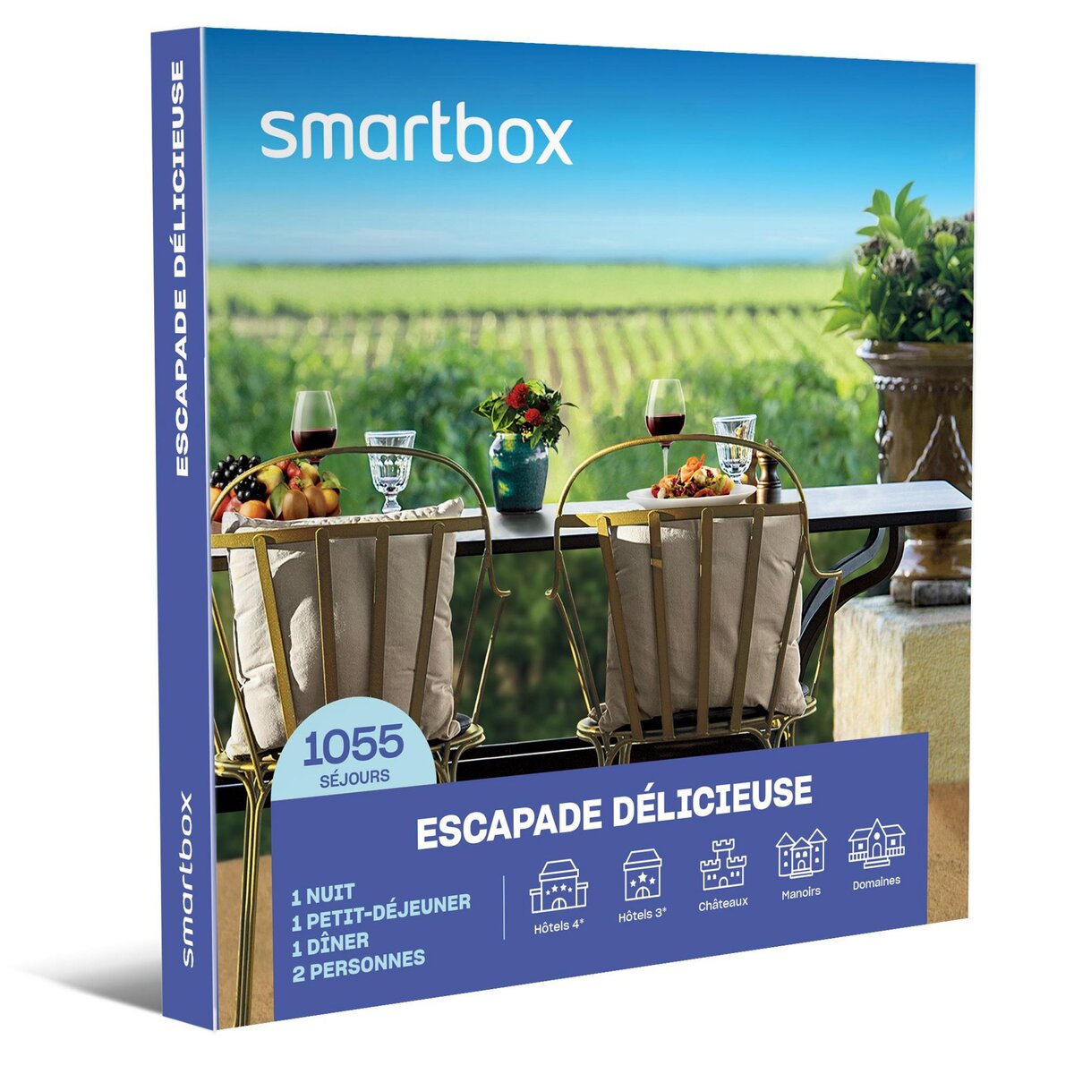 Smartbox Escapade délicieuse - Coffret Cadeau Séjour pas cher - Auchan.fr