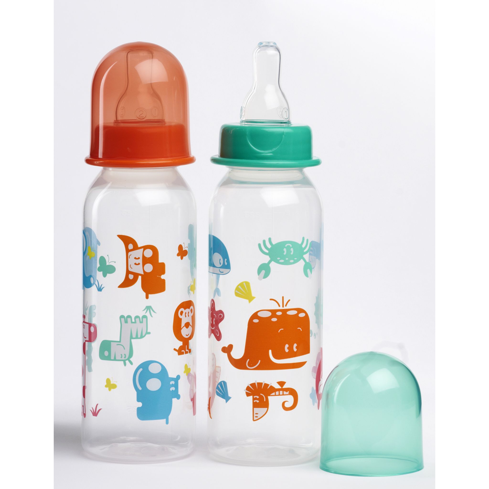 Lot de 6 biberons 250 ml col étroit pas cher - Auchan.fr