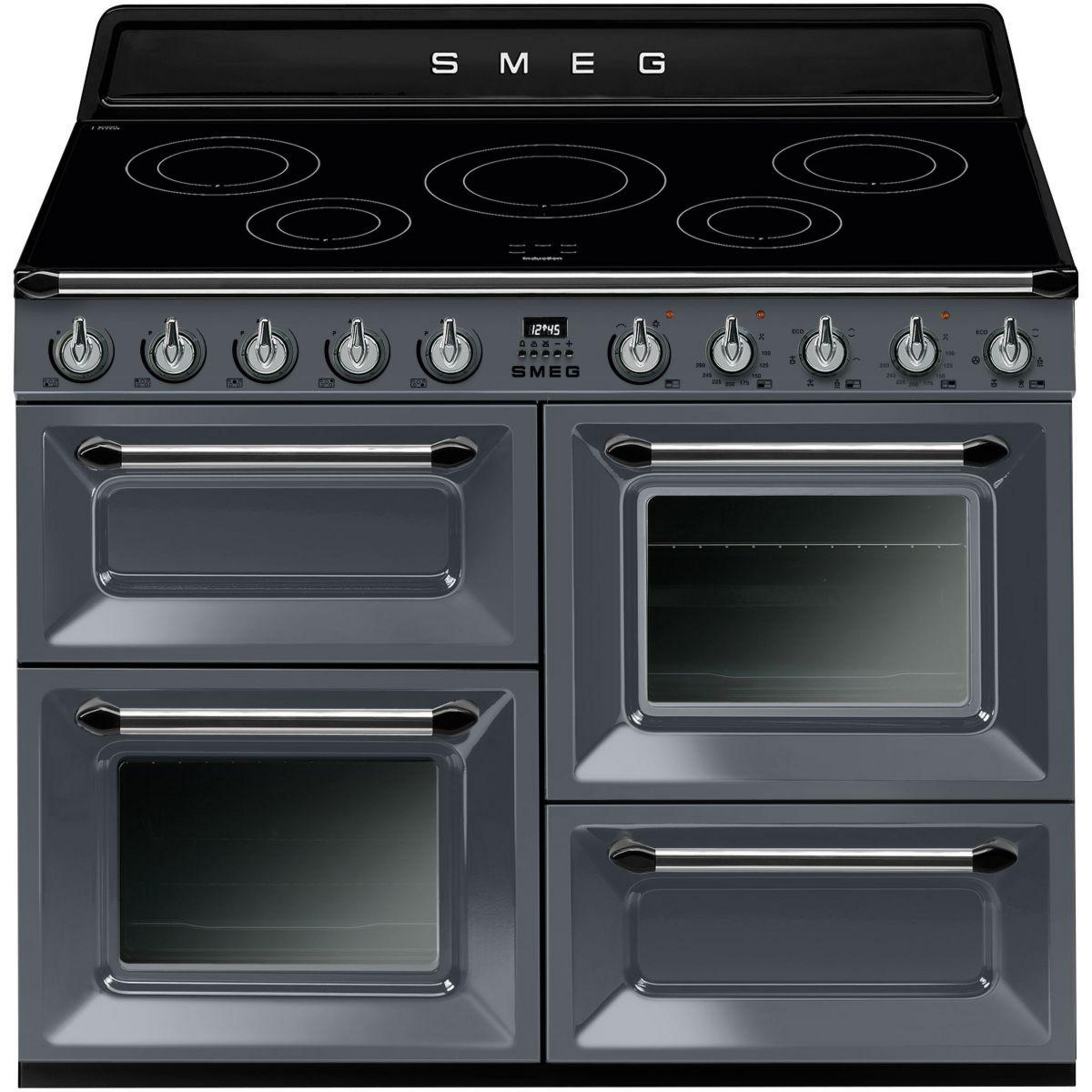 SMEG Piano de cuisson induction TR4110IGR2 pas cher - Auchan.fr