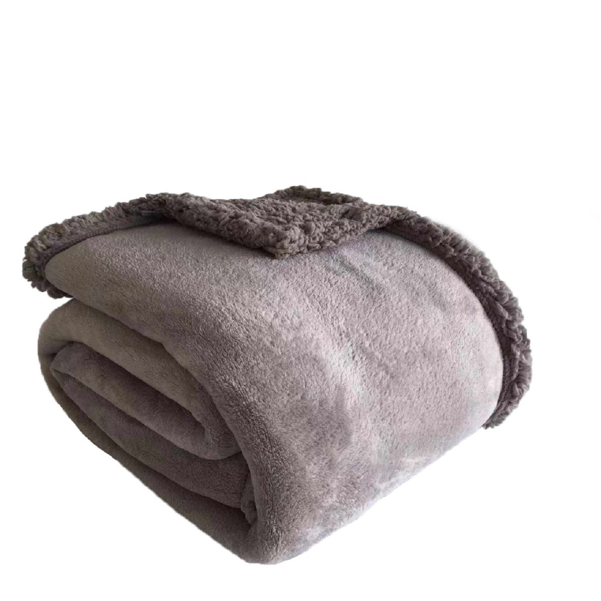 ACTUEL Plaid uni bi-matière en polyester 240g/m² WINTER pas cher ...