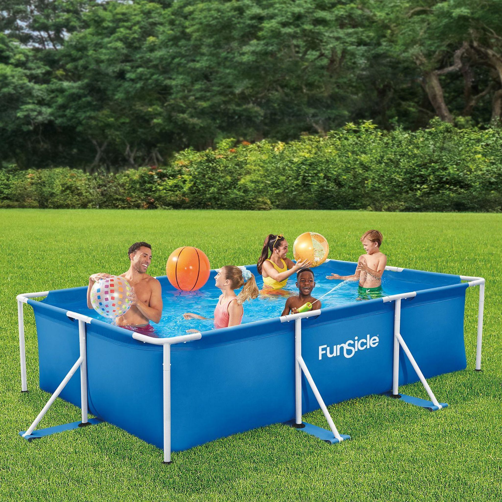FUNSICLE Piscine tubulaire Activity™ Lap Pool Funsicle 3m x 2m x 75cm ...