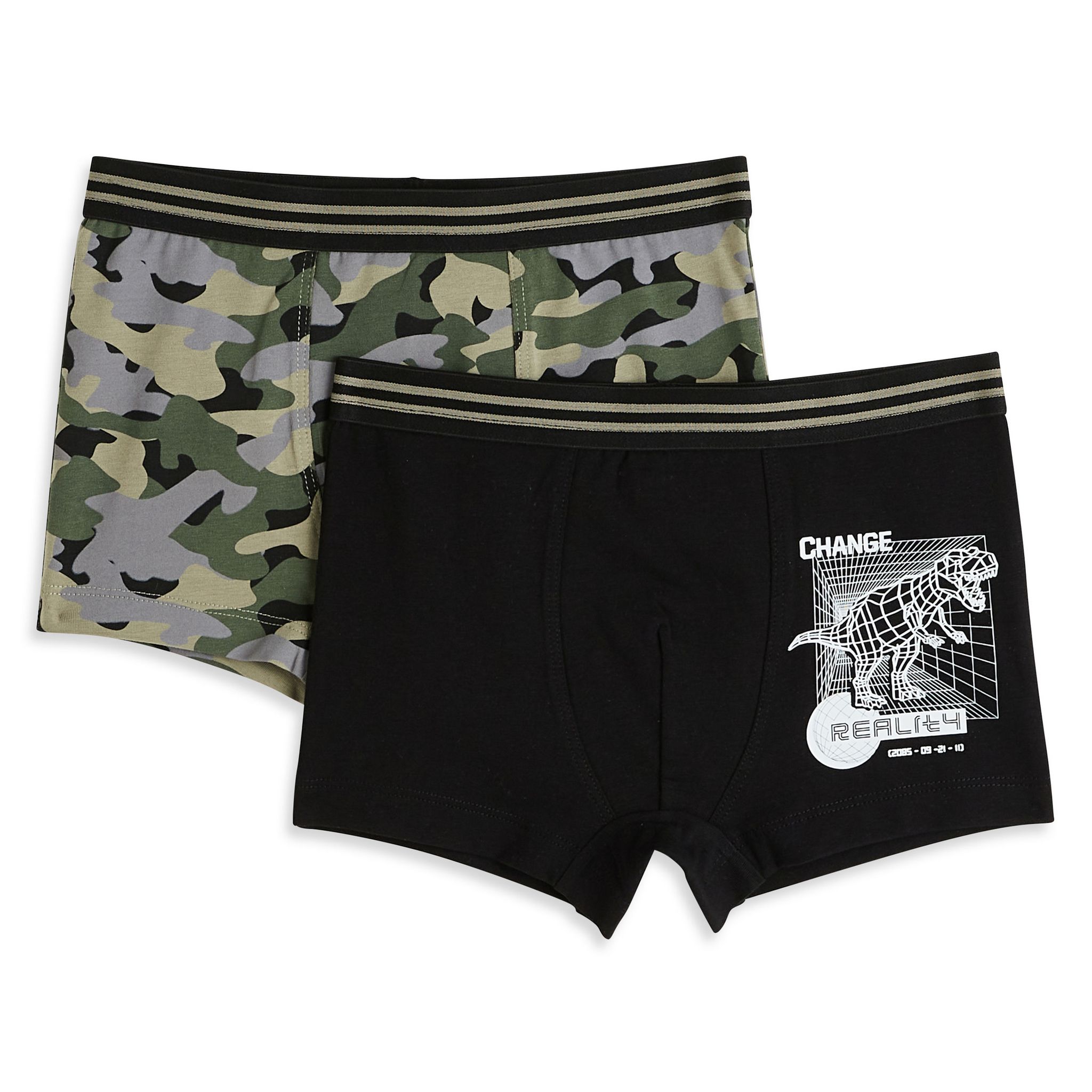 INEXTENSO Lot de 2 boxers garçon pas cher - Auchan.fr