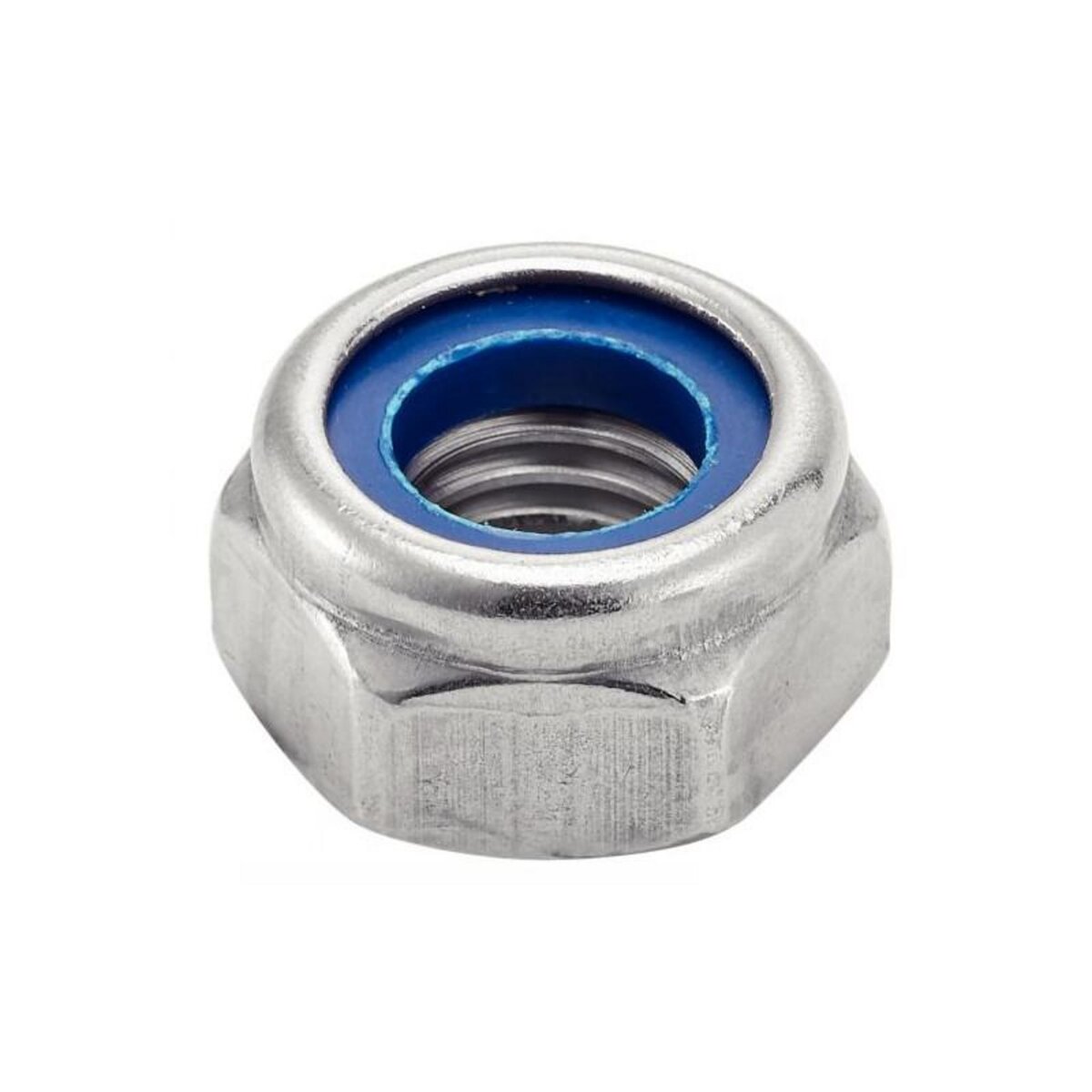 ACTON Écrou hexagonal frein indésserrable avec bague nylon inox A2 DIN 985 M12 boîte de 100 ...