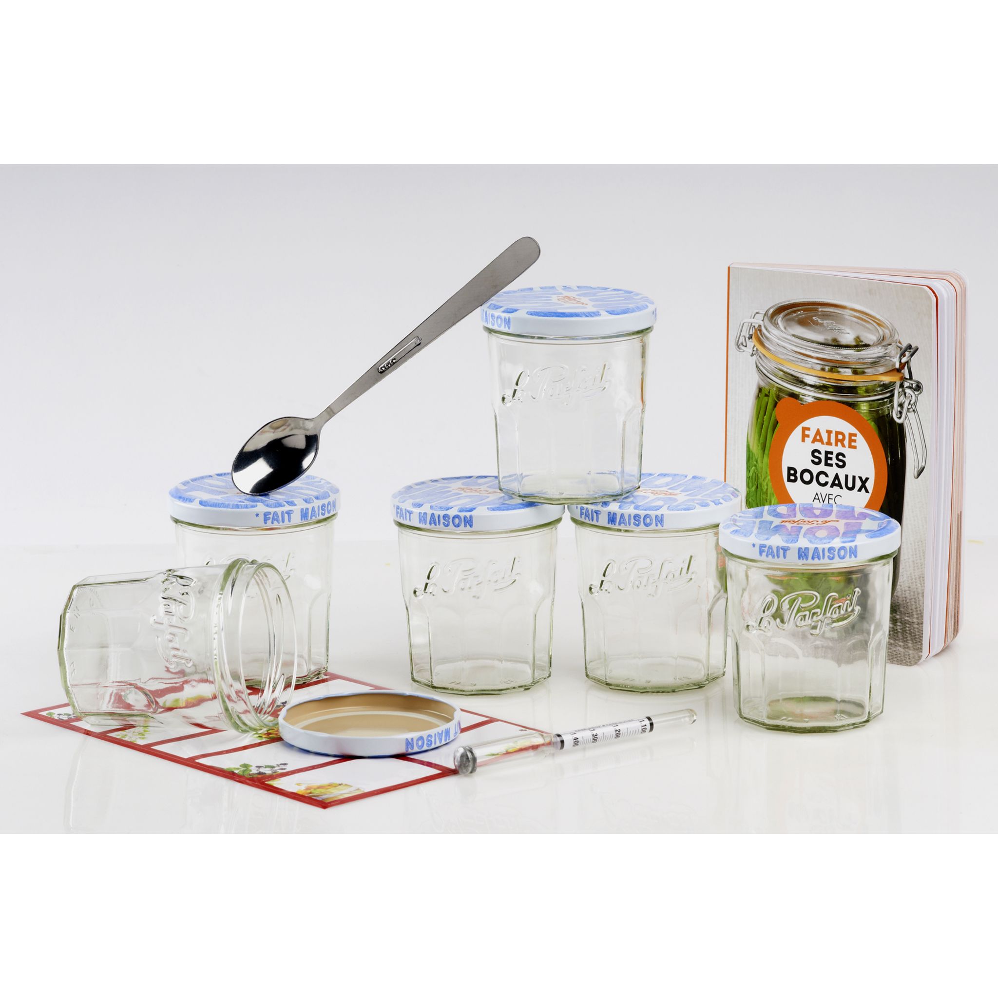 LE PARFAIT Pack cadeau pots à confiture + recettes pas cher - Auchan.fr