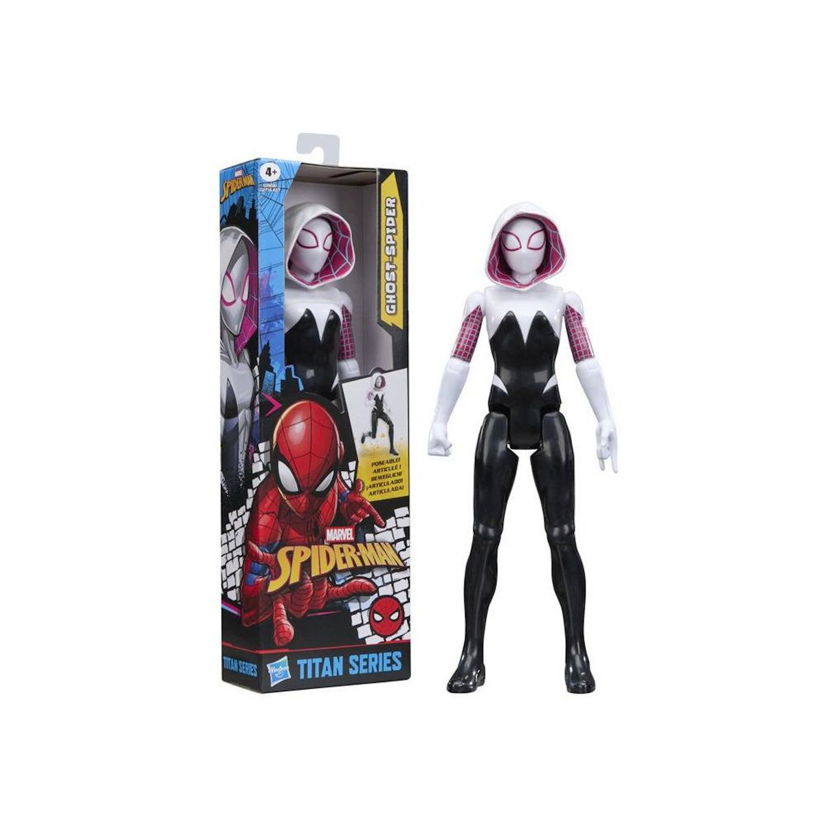 HASBRO Figurine Ghost-Spider 30 cm Deluxe, Titan Series, jouets de ...