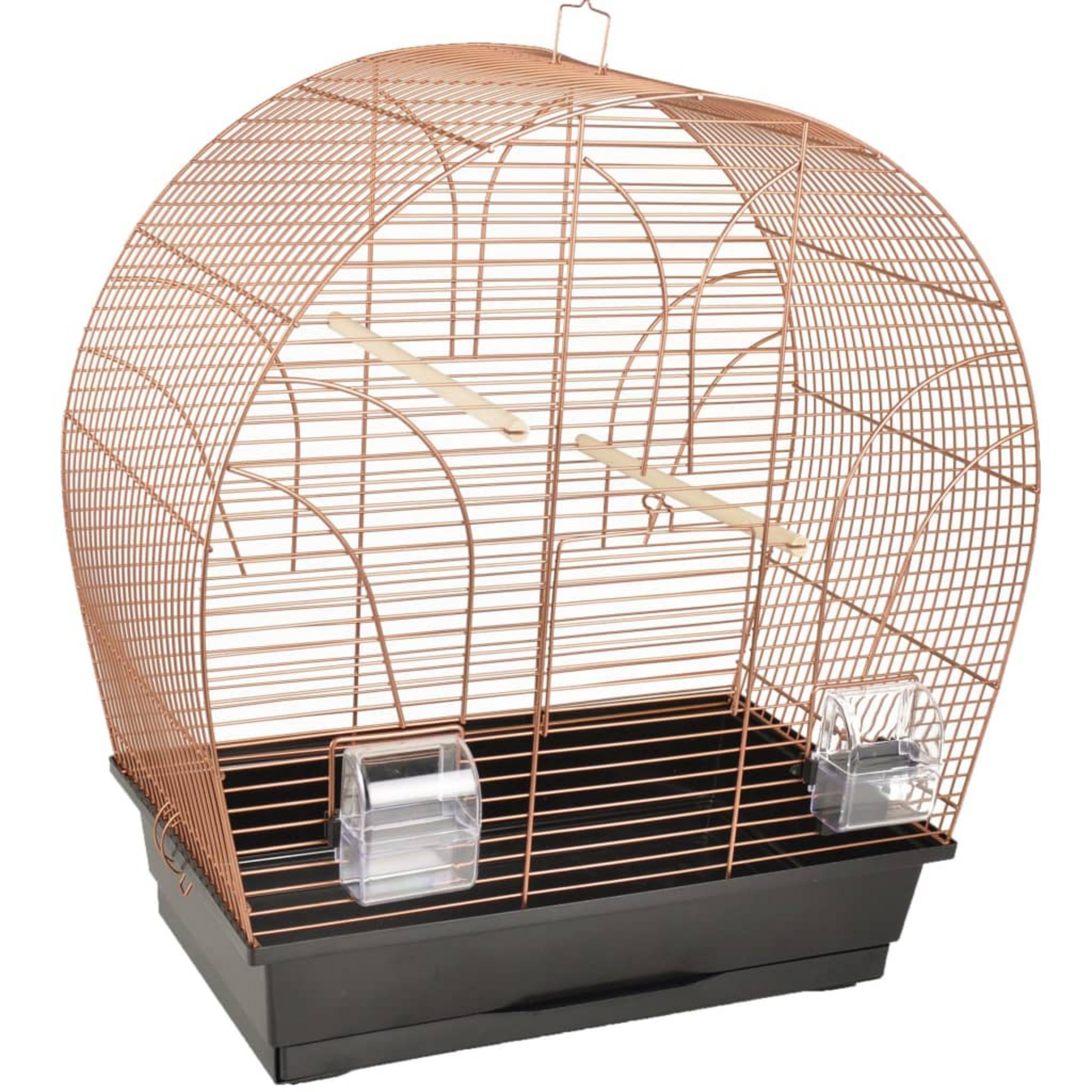 Flamingo FLAMINGO Cage a oiseaux Saga Cuivre 51x28x55 cm pas cher ...