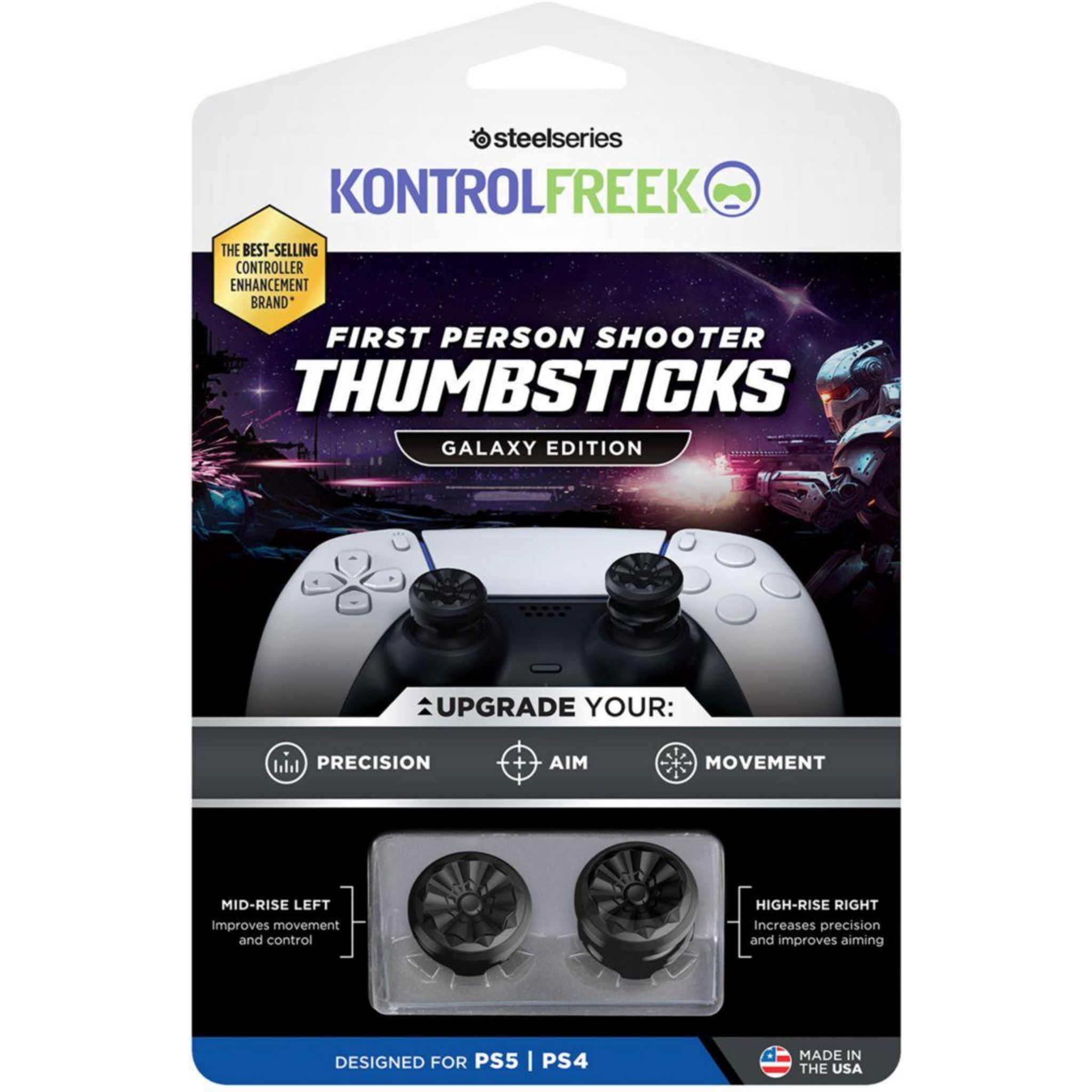 STEEL SERIES Accessoire manette FPS Galaxy BLACK Kit PS5 pas cher - Auchan.fr