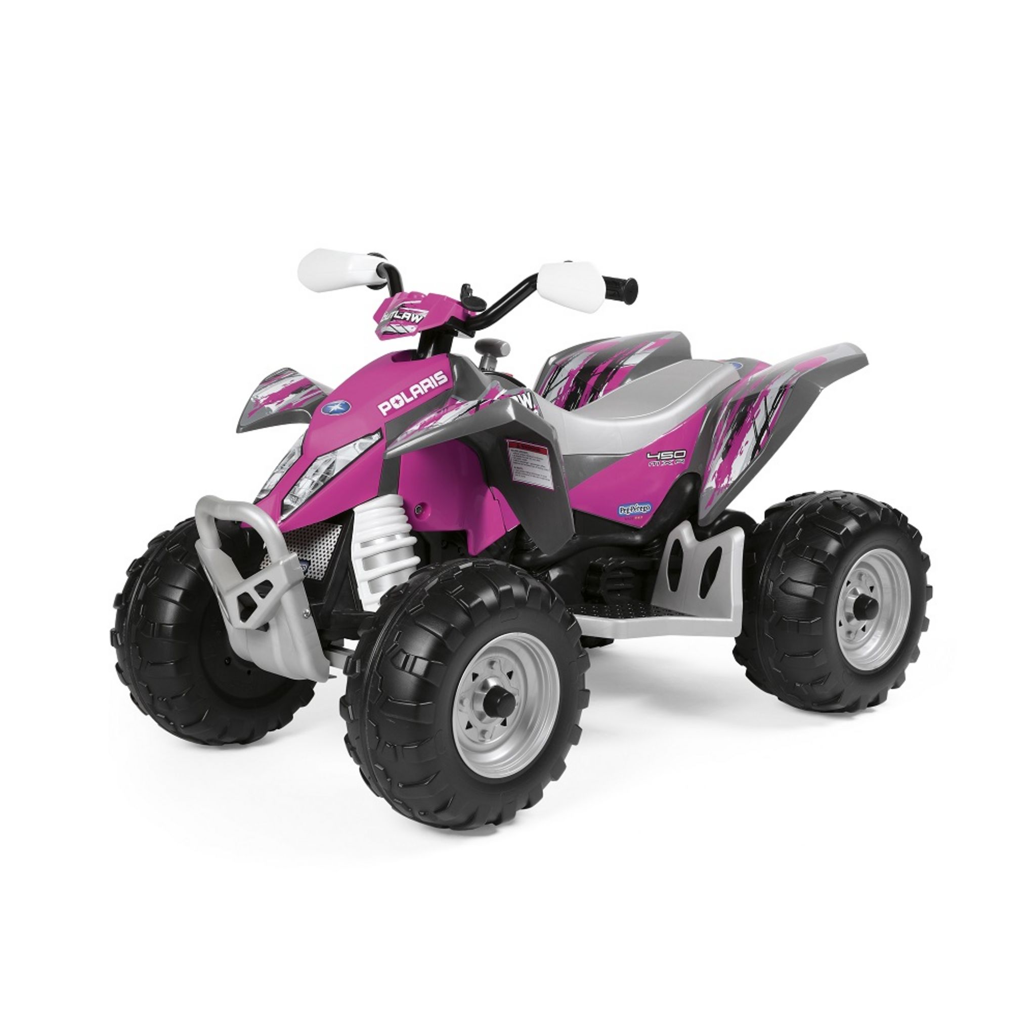 PEG PEREGO Quad Polaris Outlaw 12 Volts Rose pas cher - Auchan.fr