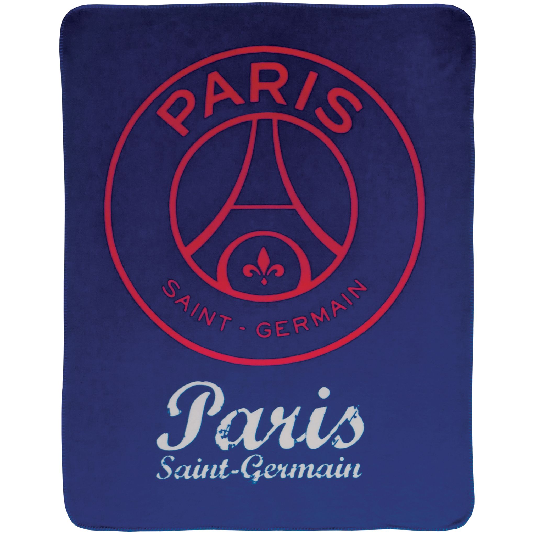 PSG Plaid polaire polyester PSG RED SCORE pas cher - Auchan.fr