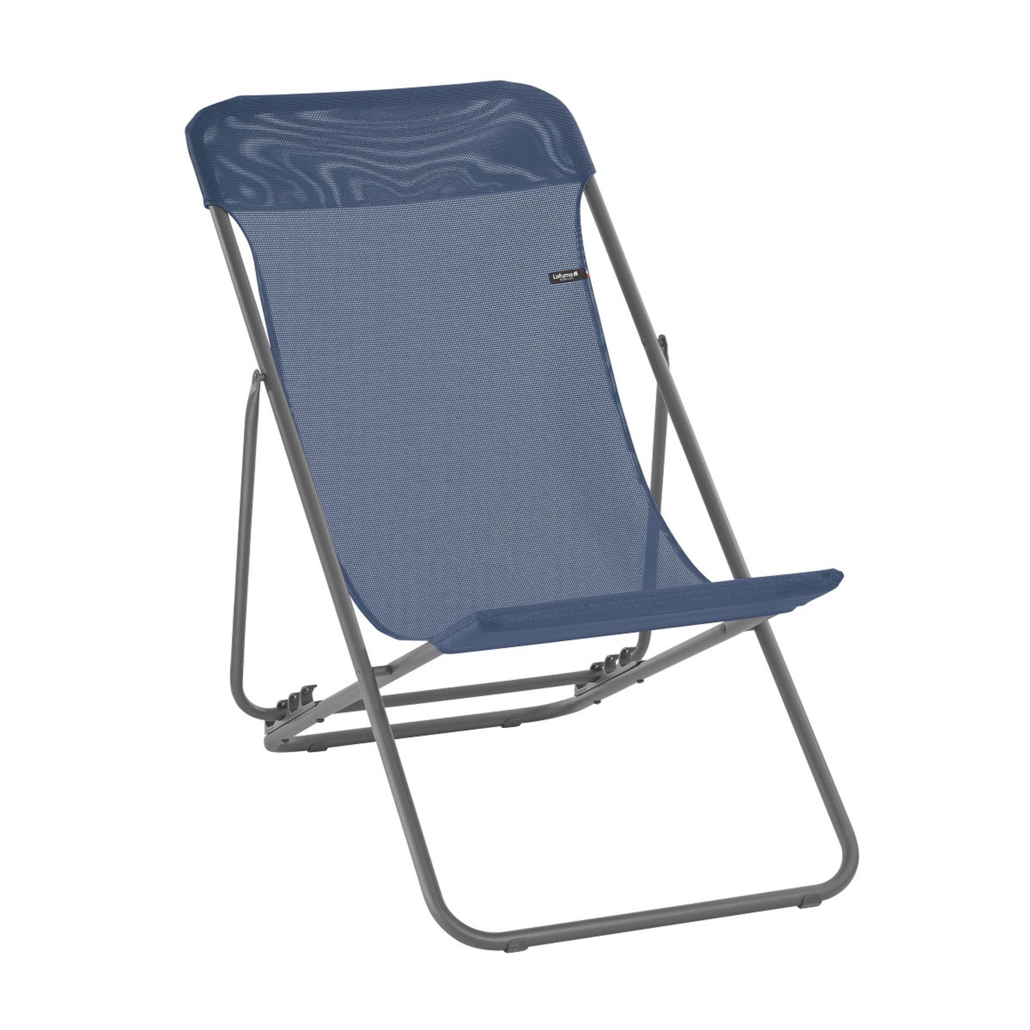 LAFUMA Chaise longue pliante multipositions océan TRANSATUBE 2 pas cher ...