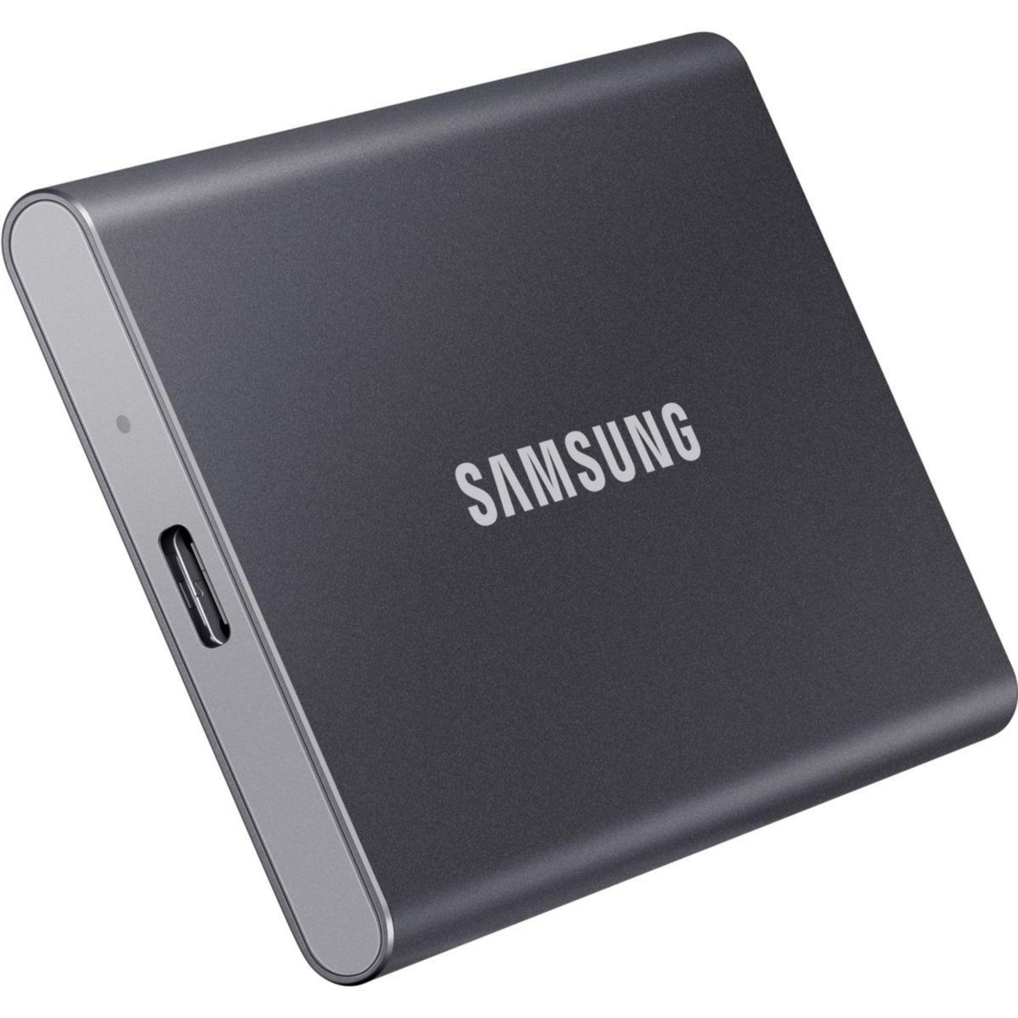 Samsung Disque dur externe portable 2To T7 gris titane pas cher - Auchan.fr