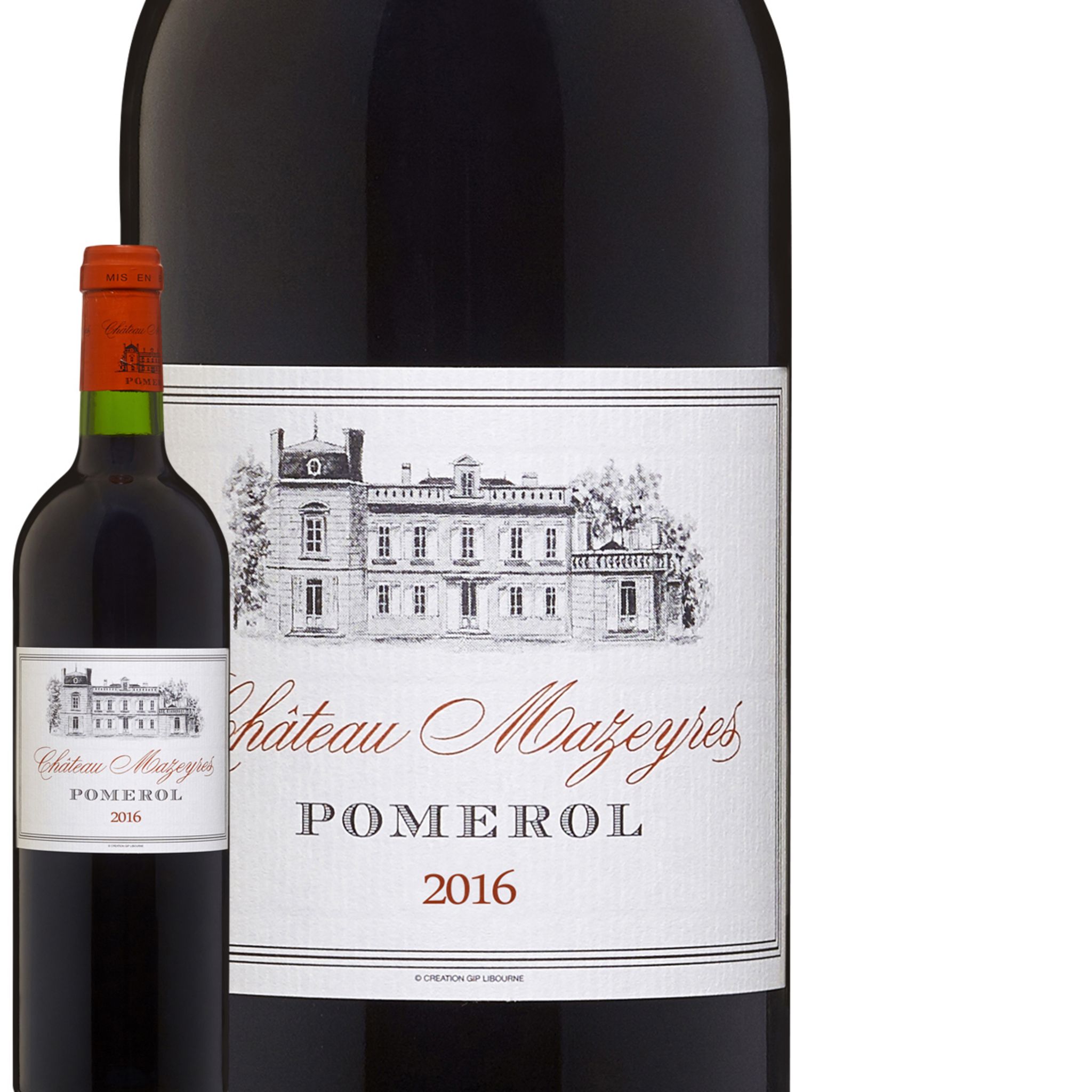Vin rouge AOP Pomerol Château Mazeyres bio 2016 75cl pas cher - Auchan.fr