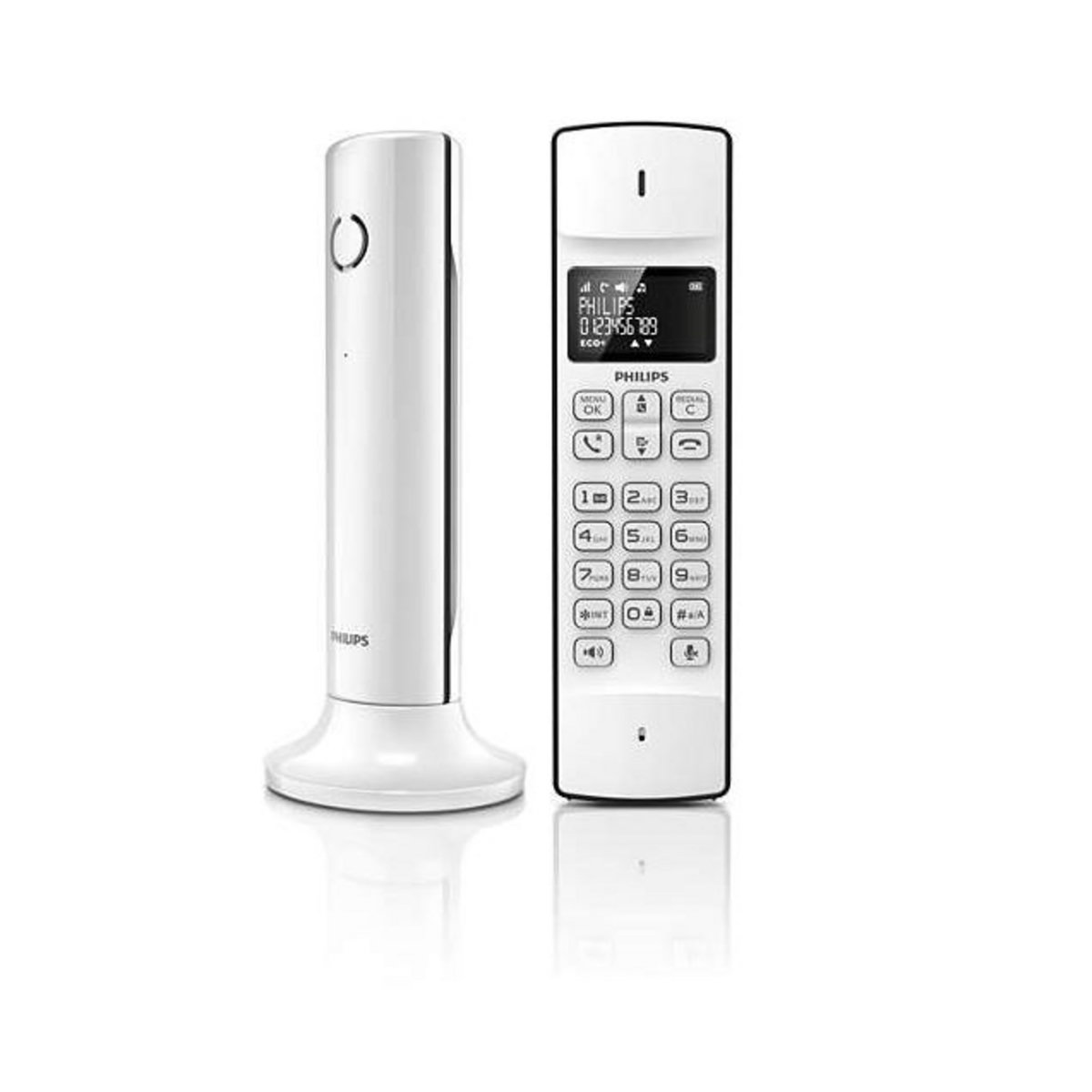 PHILIPS Telephone fixe M3301W SOLO Blanc pas cher - Auchan.fr