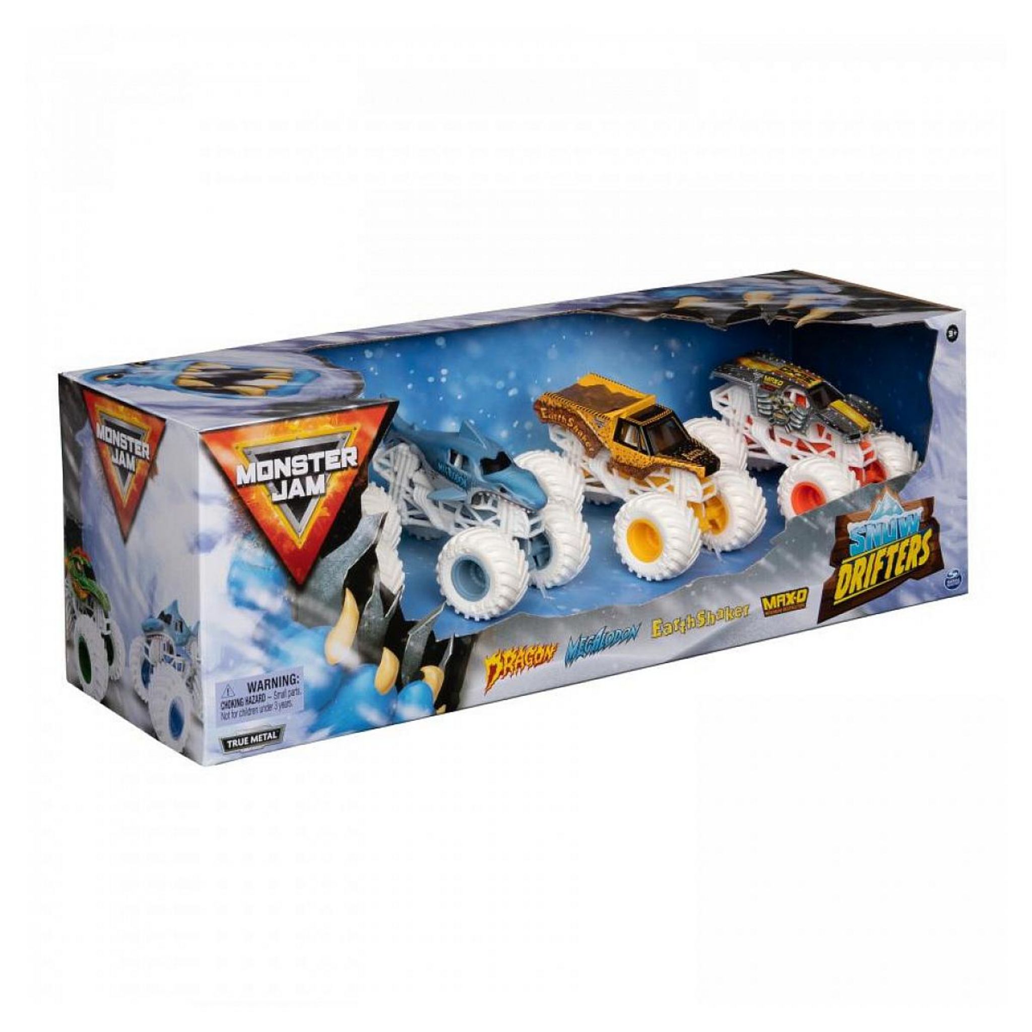 SpinMaster Pack de 4 vehicules Die Cast Monster Jam pas cher - Auchan.fr