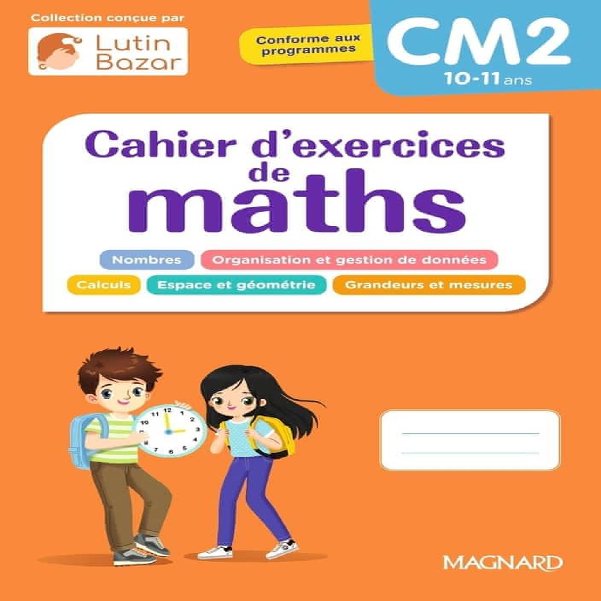 CAHIER D'EXERCICES DE MATHS CM2, Vincent Edouard pas cher - Auchan.fr