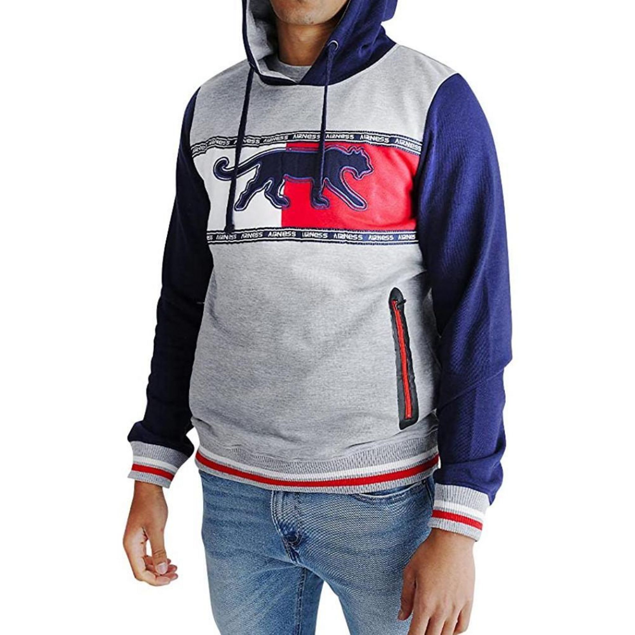 Airness Sweat à capuche Homme Airness Cayler pas cher - Auchan.fr