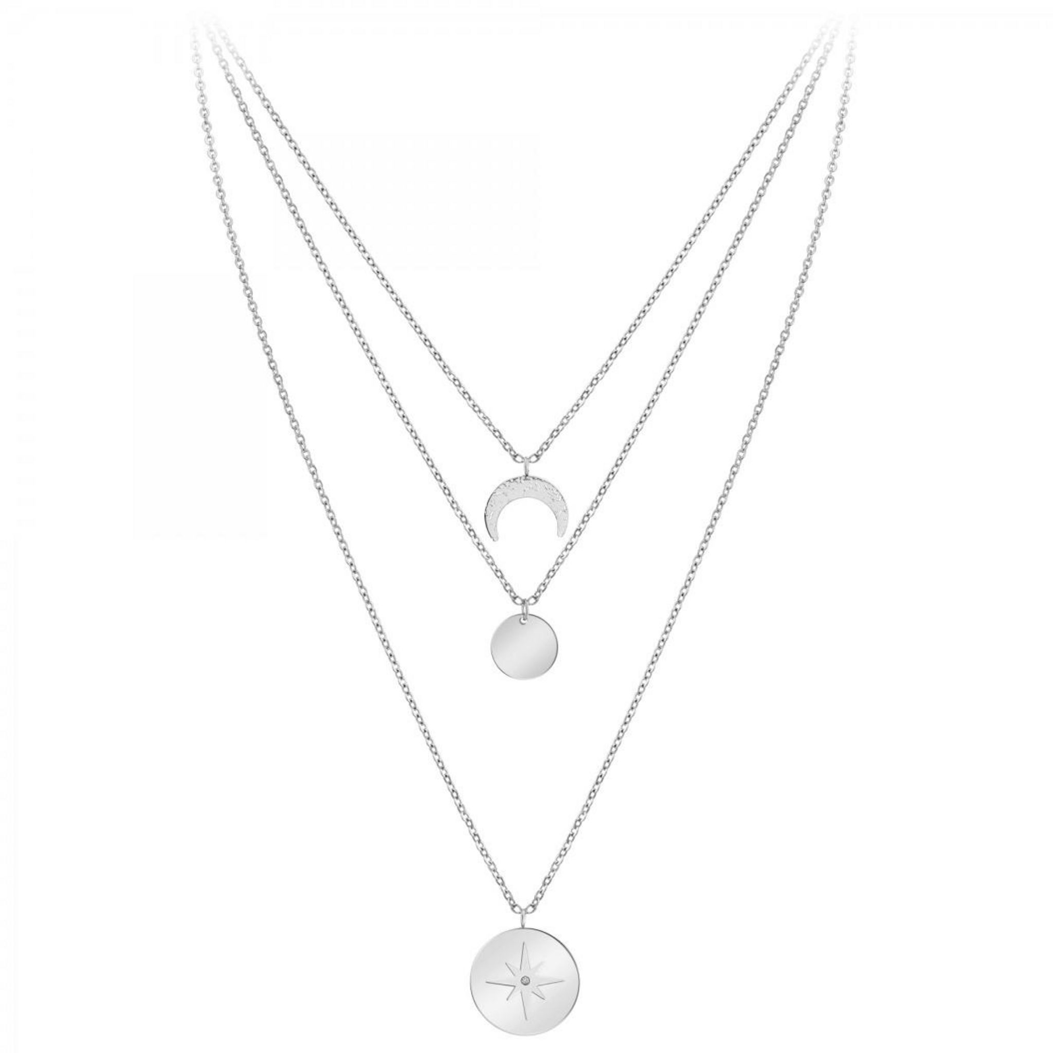 SC CRYSTAL Collier multi-rangs par SC Crystal orné d'un véritable ...