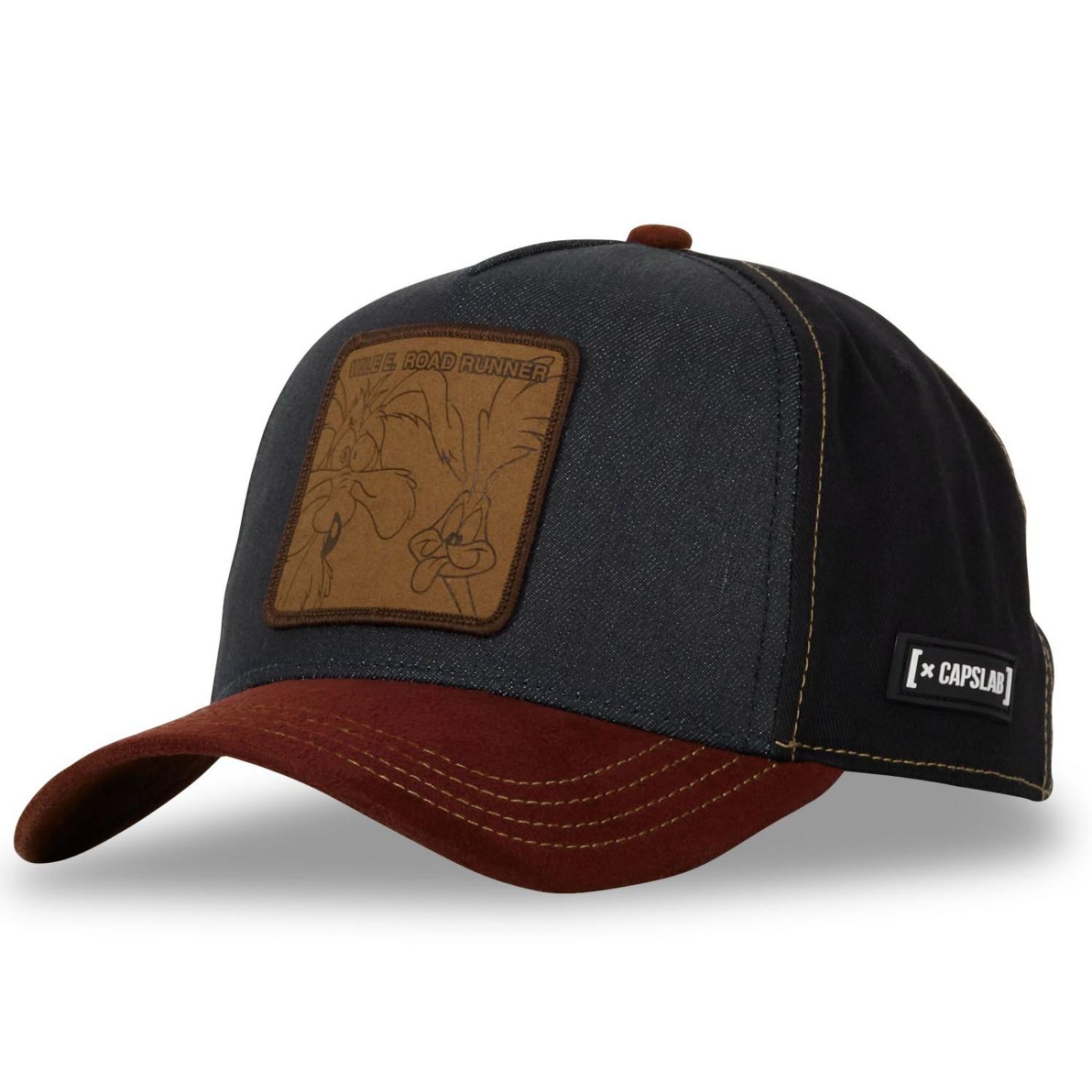 CAPSLAB Casquette homme trucker effet denim et suedine Looney Tunes pas ...
