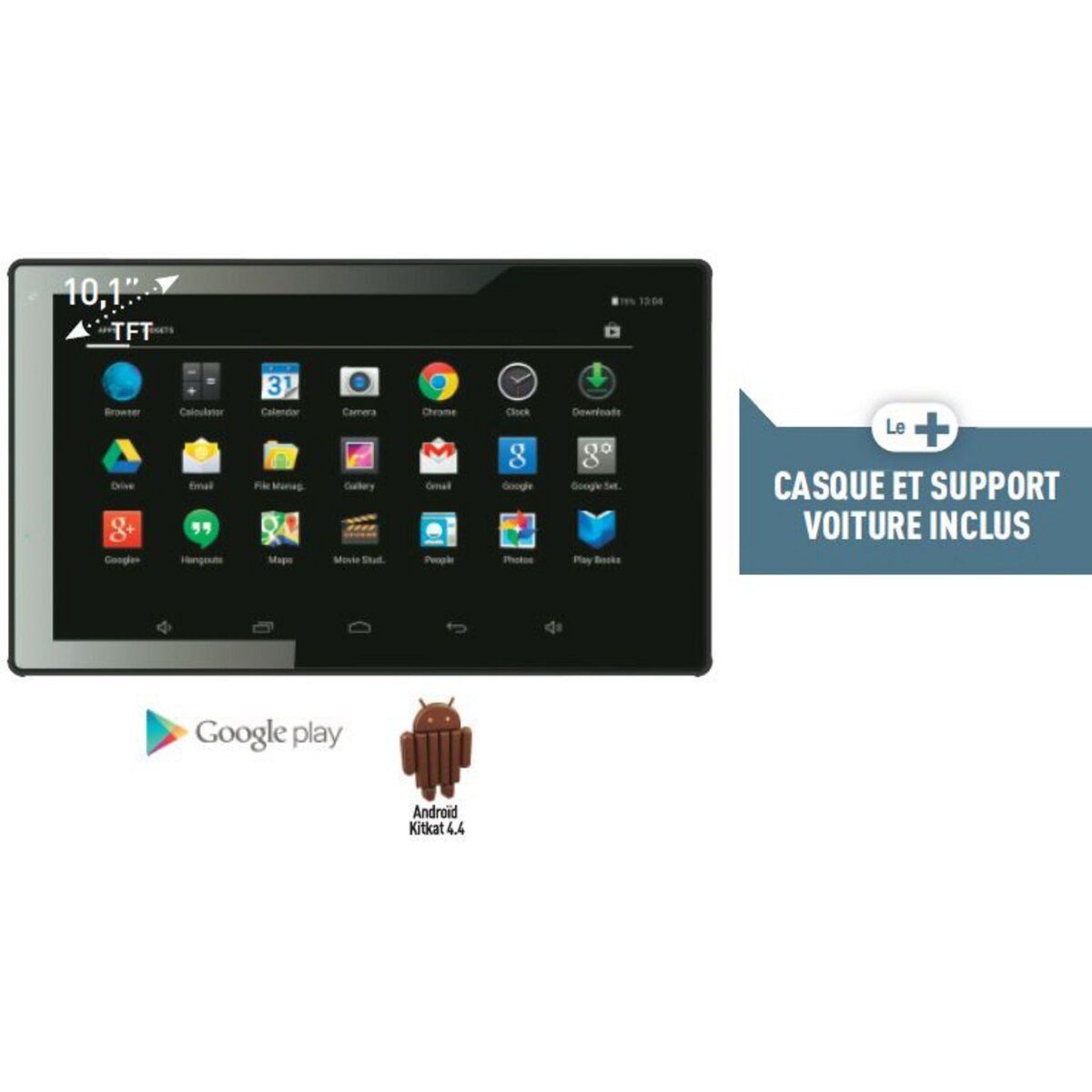 LAZER Tablette tactile 10.1 Pouces pas cher - Auchan.fr