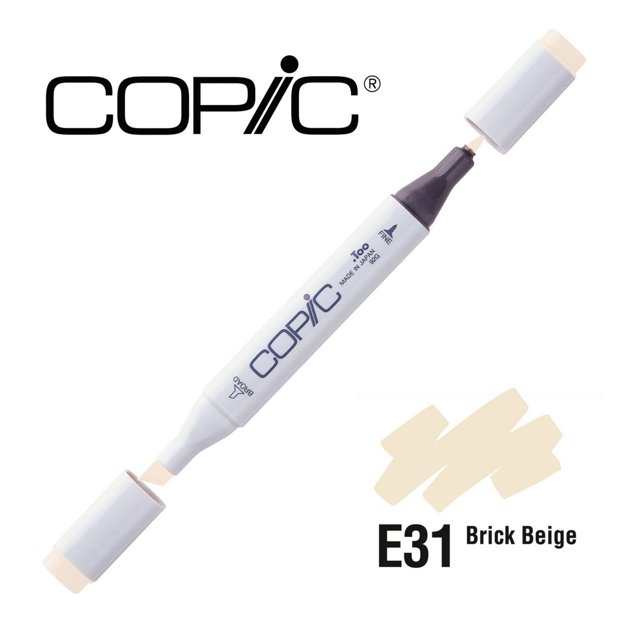Copic Marqueur à l'alcool Copic Marker E31 Brick Beige pas cher - Auchan.fr