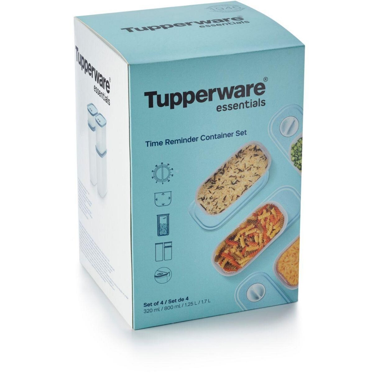 TUPPERWARE Boîte hermétique Time keepers set de 4 pcs pas cher - Auchan.fr
