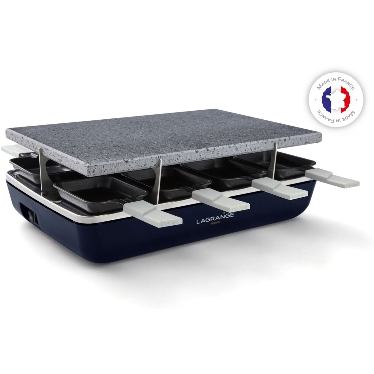 LAGRANGE Raclette element bleu abysse pierre de cuisson pas cher ...