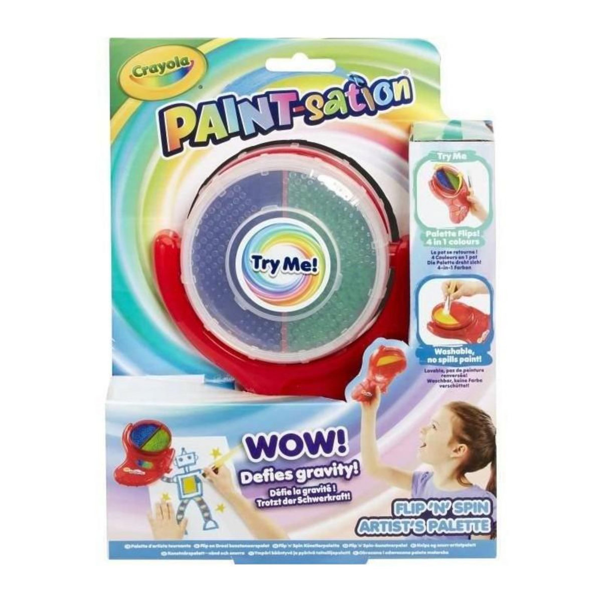 Crayola Peinture Crayola Paint Sation Flip n Spin Artist s Palette pas ...