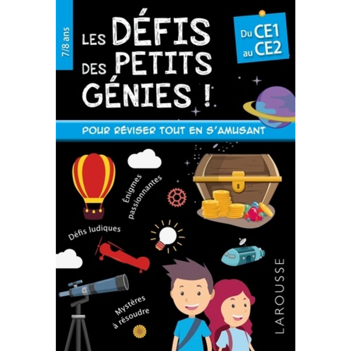 LES DEFIS DES PETITS GENIES. DU CE1 AU CE2, Larousse pas cher - Auchan.fr