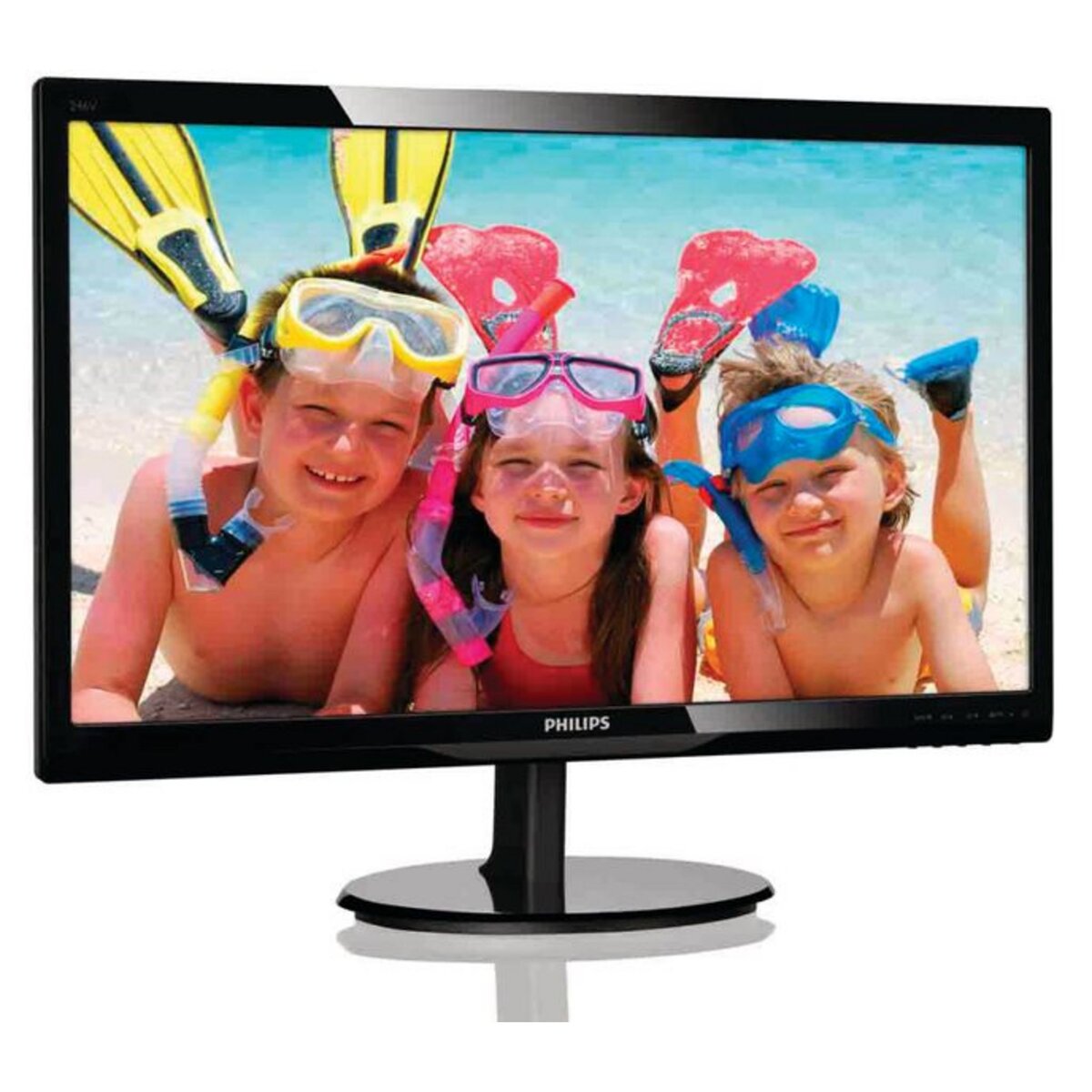 PHILIPS Ecran pc 246V5LHAB pas cher - Auchan.fr