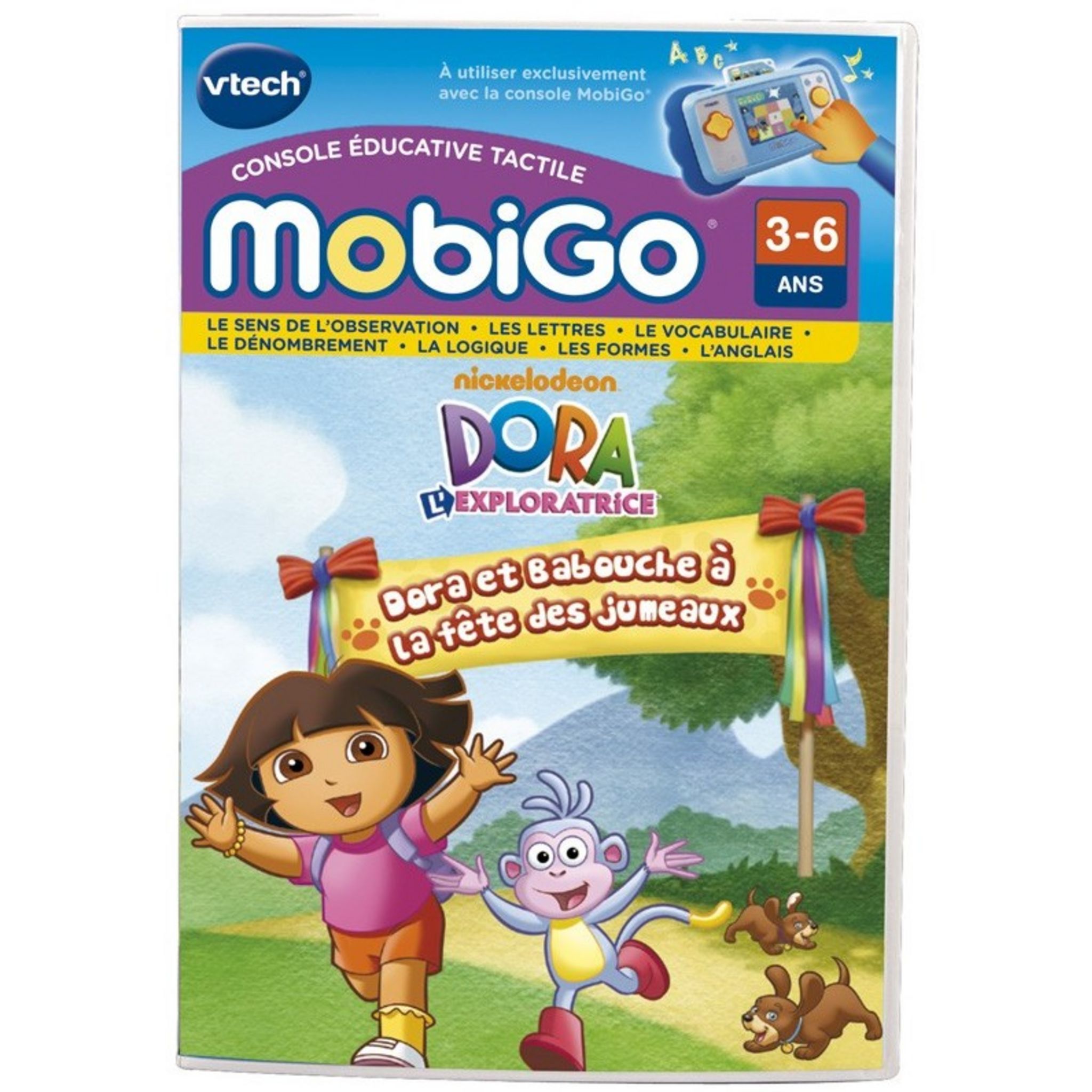 VTECH Jeu Mobigo Dora l'exploratrice pas cher - Auchan.fr