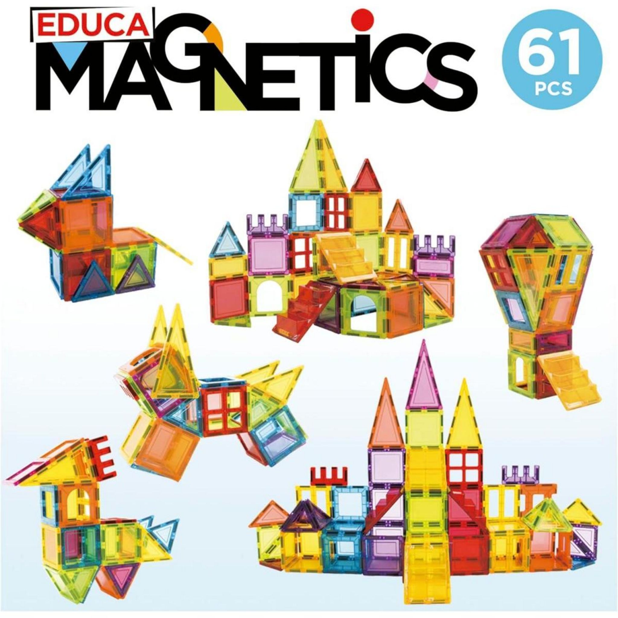 EDUCA Educa Magnetics 61 pièces pas cher - Auchan.fr