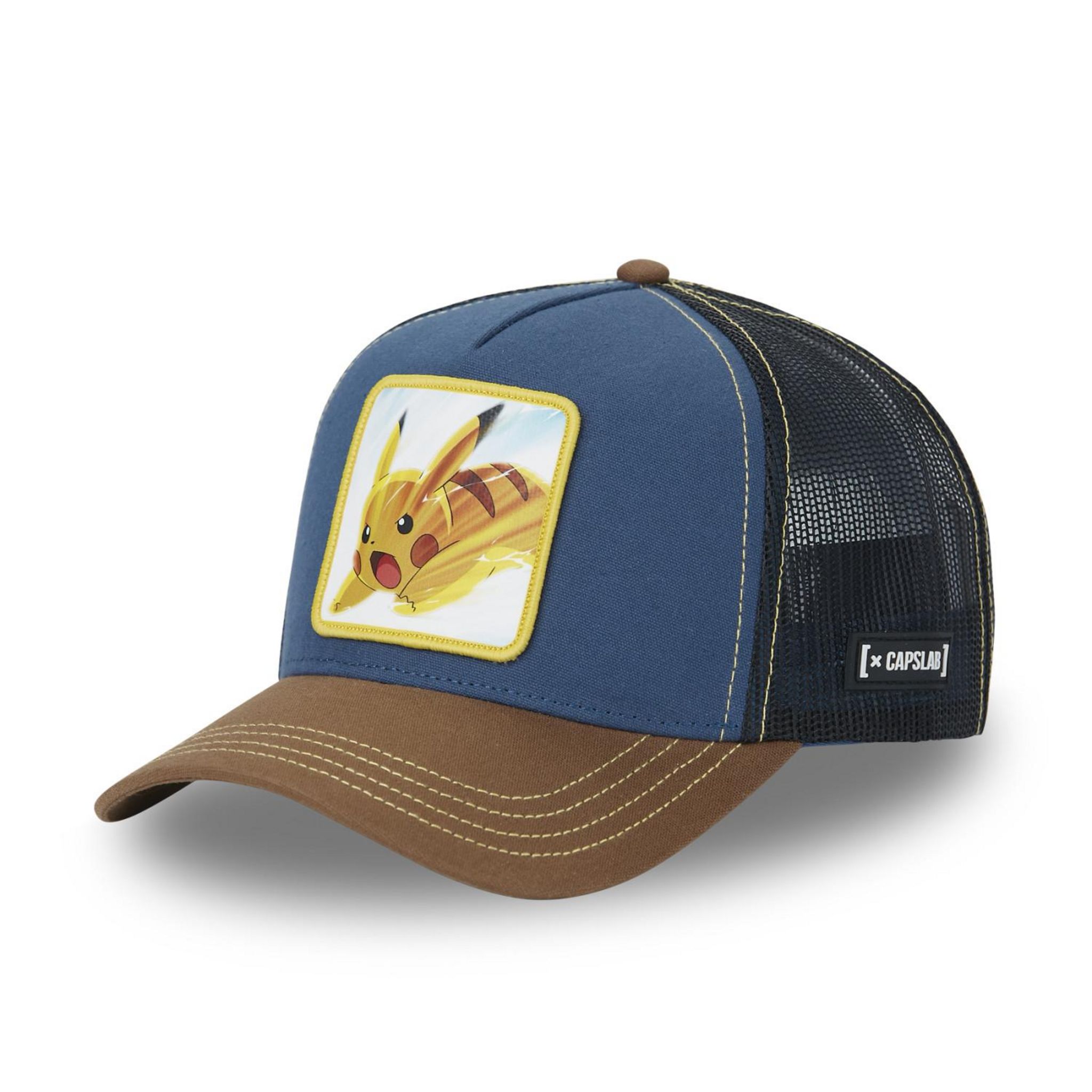 CAPSLAB Casquette trucker avec filet Pokémon Pikachu pas cher - Auchan.fr