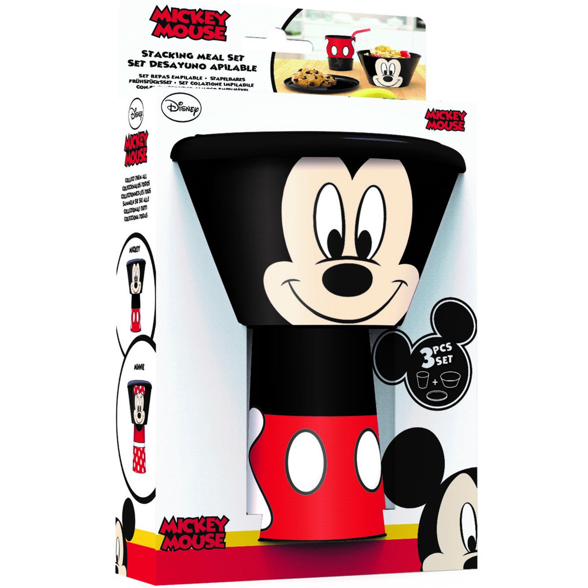 Set repas empilable MICKEY pas cher - Auchan.fr