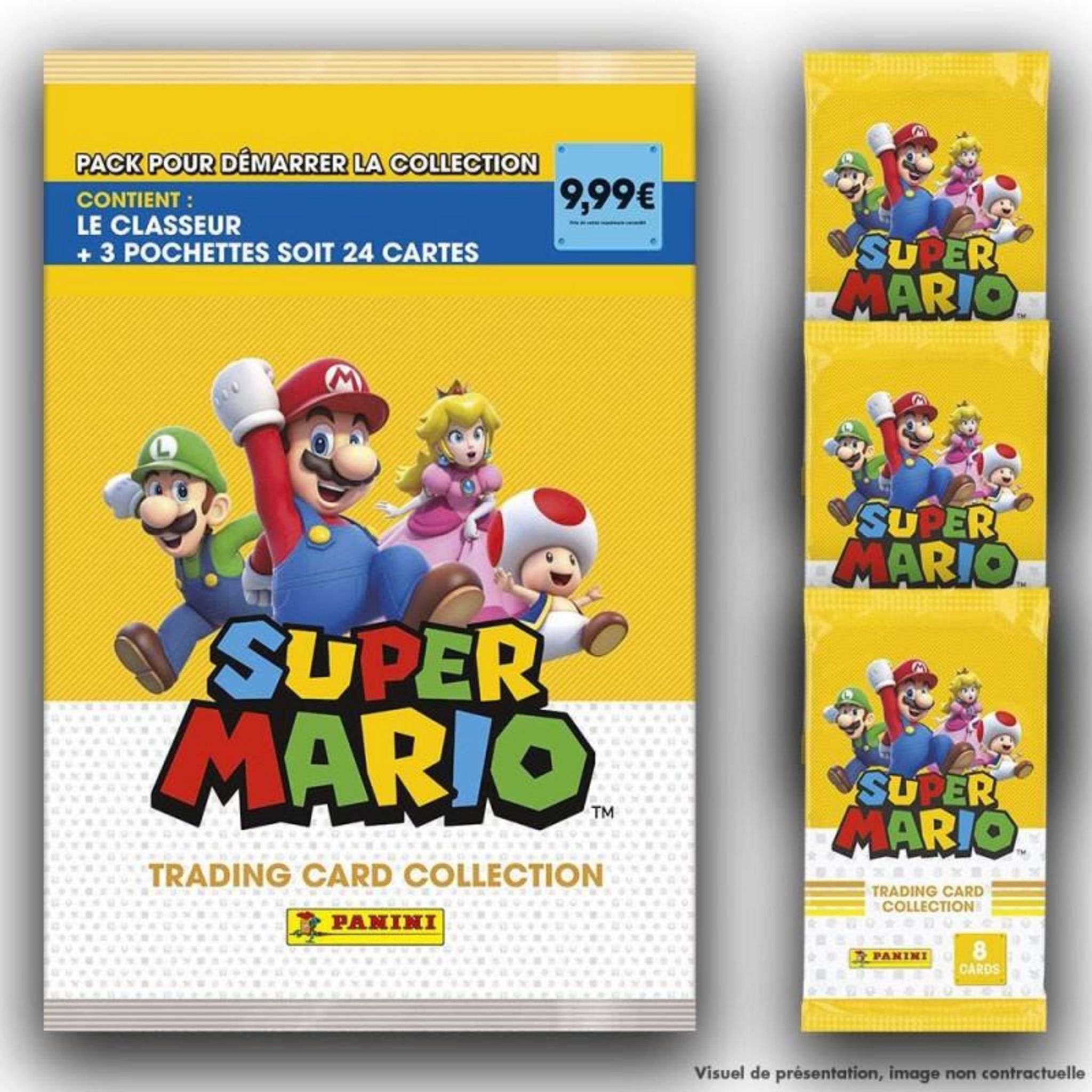 Panini Jeu de cartes Panini Super Mario Starter Pack pas cher - Auchan.fr